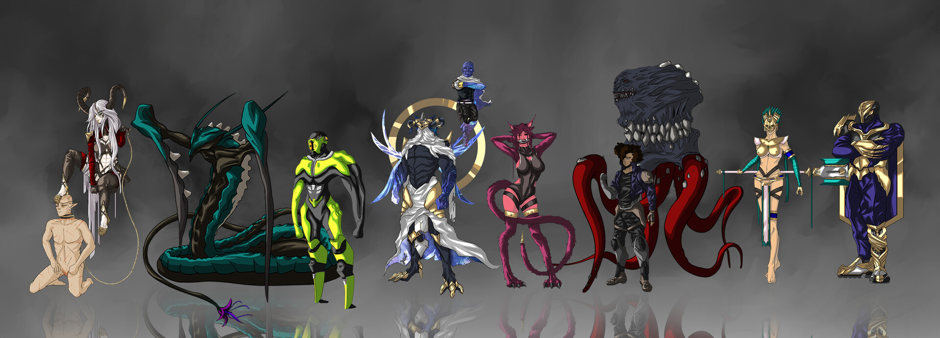 ArtStation - Trigger Aspect: ZERO Character Designs