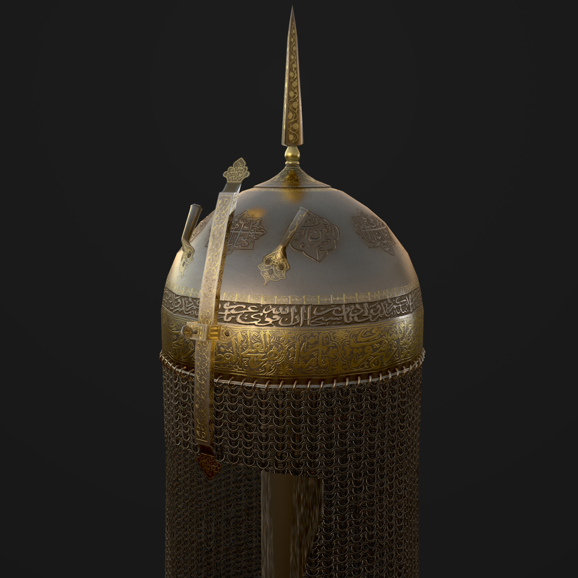 ArtStation - 18th Century Islamic Helmet