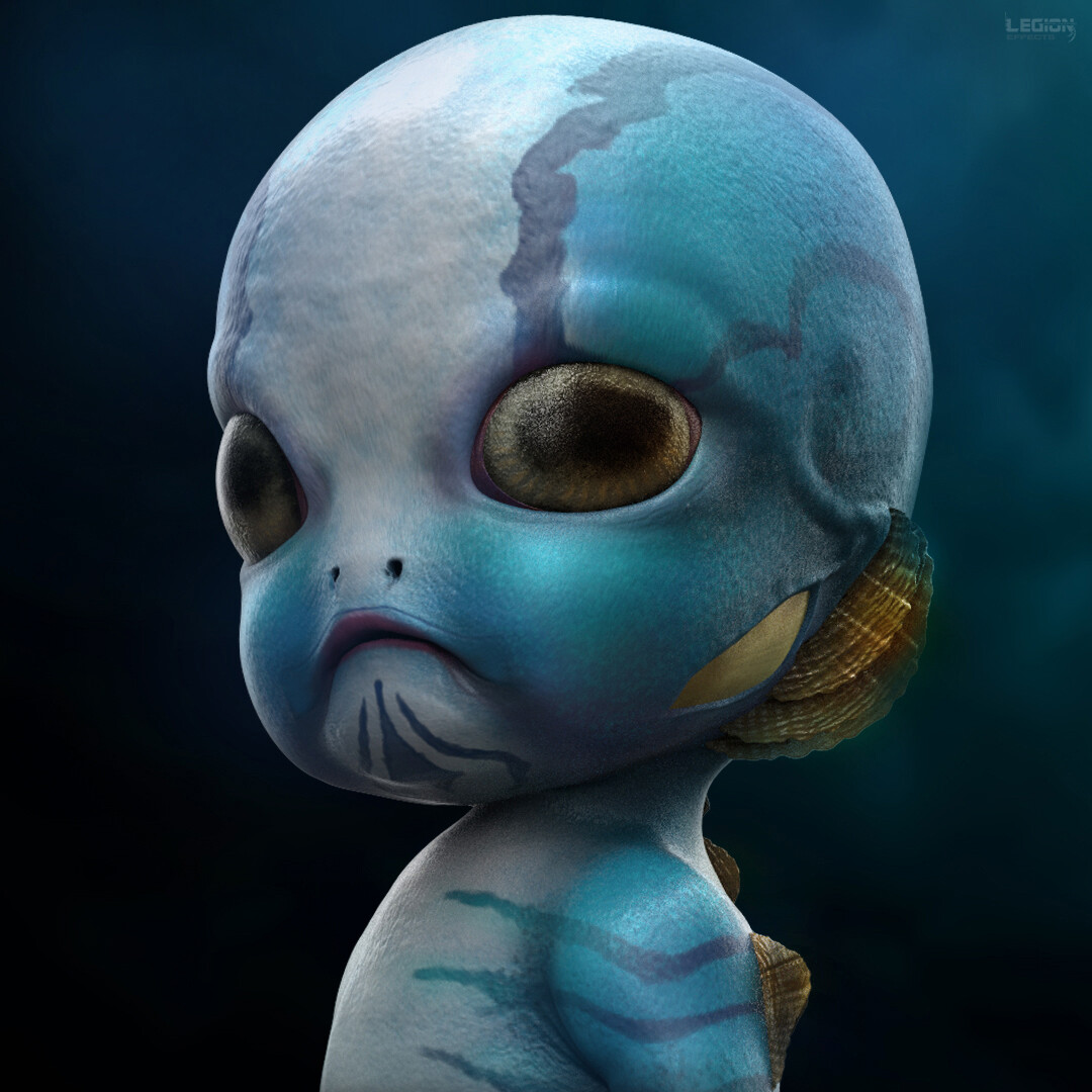 ArtStation - Baby Abe Sapien