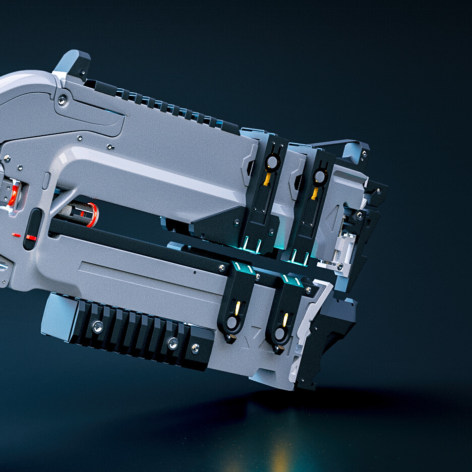 ArtStation - Hard surface Weapon