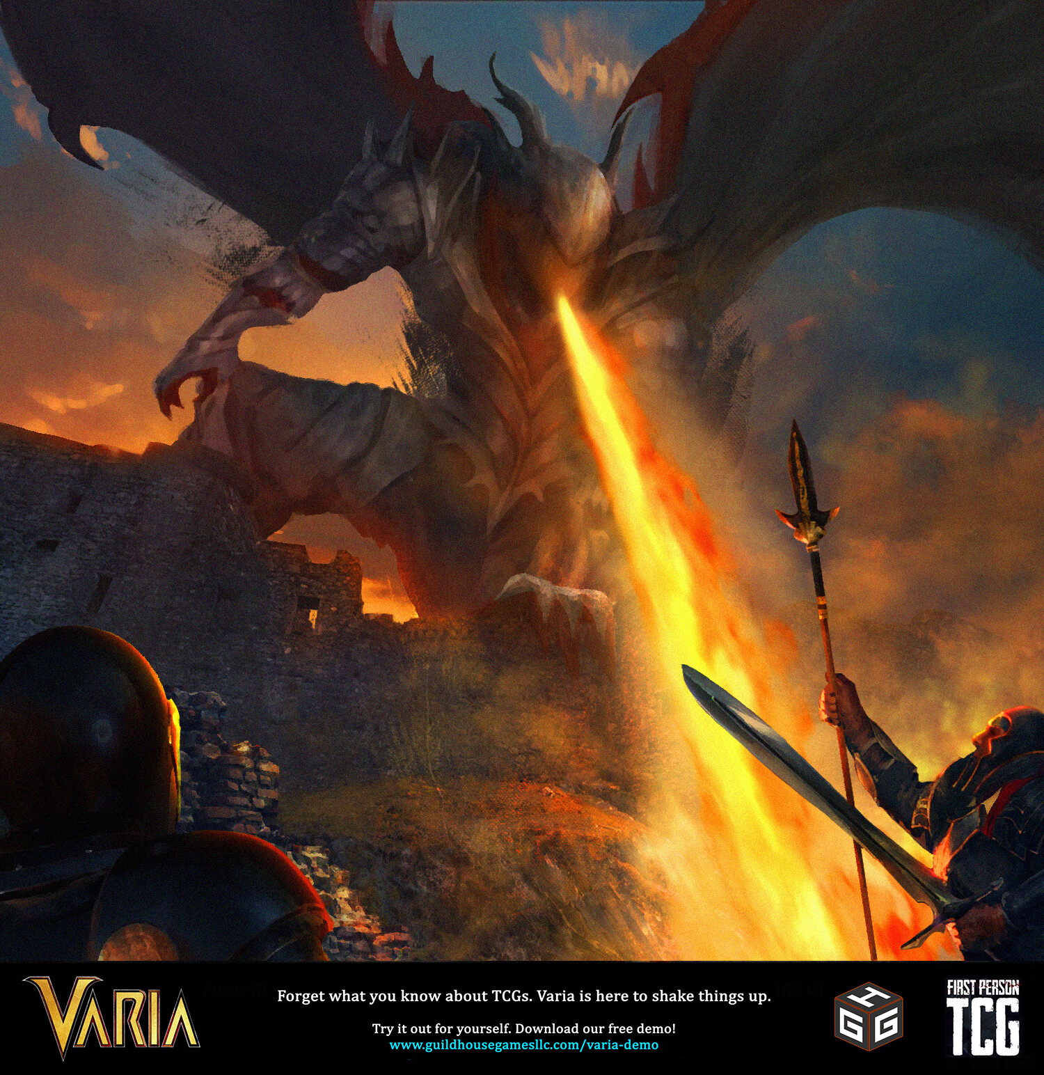 ArtStation - Varia: Dragon Knight Card