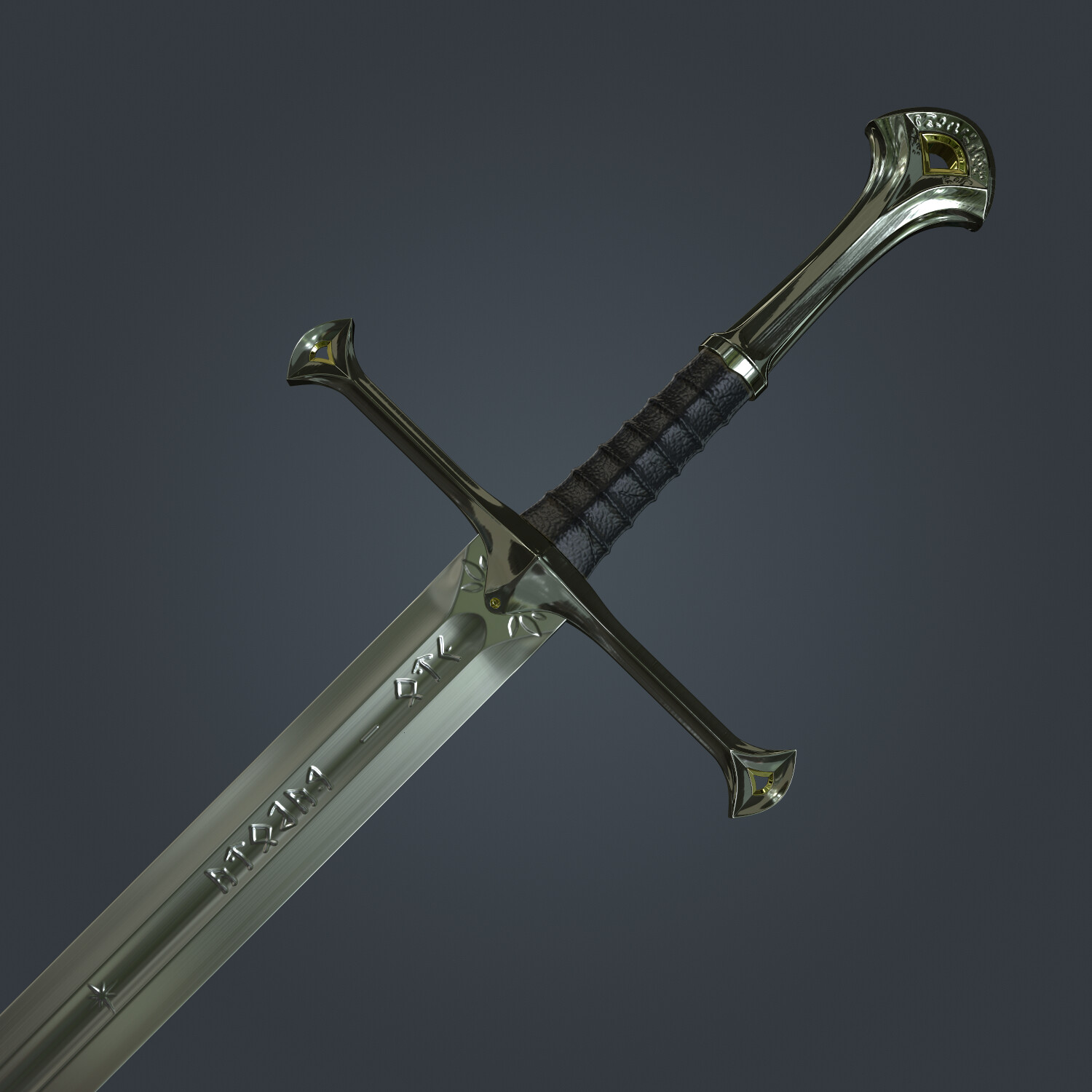 ArtStation - The Sword of Aragorn - Andúril (High Poly)