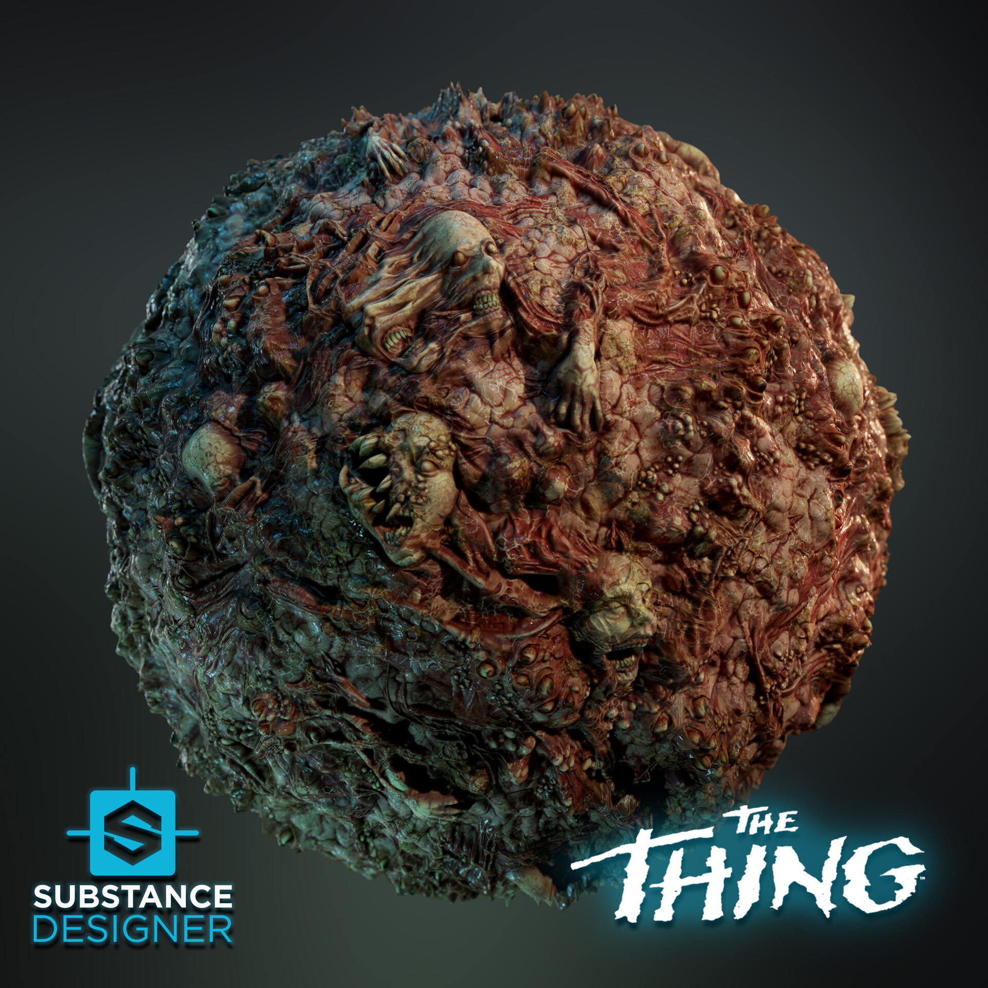 ArtStation - The Thing material