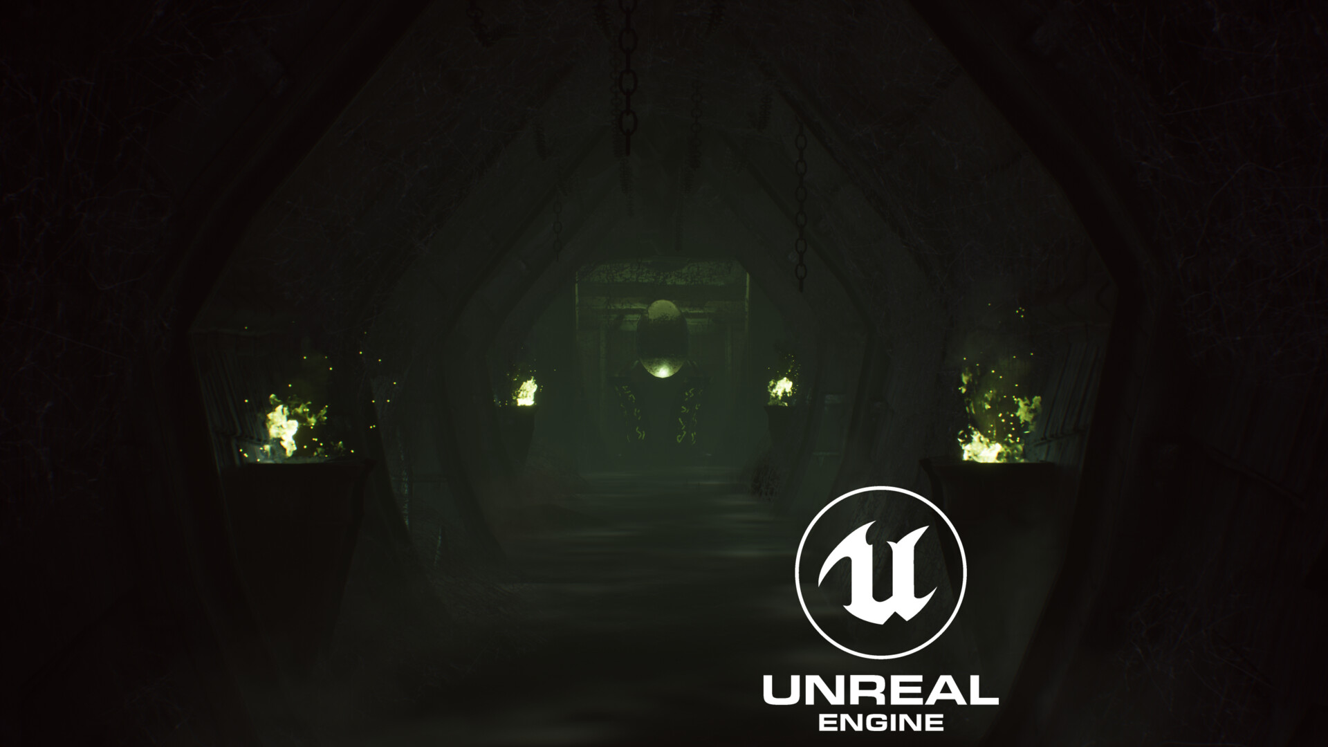 ArtStation - Hive Inspired Alien Hallway - (Destiny Fan Art)