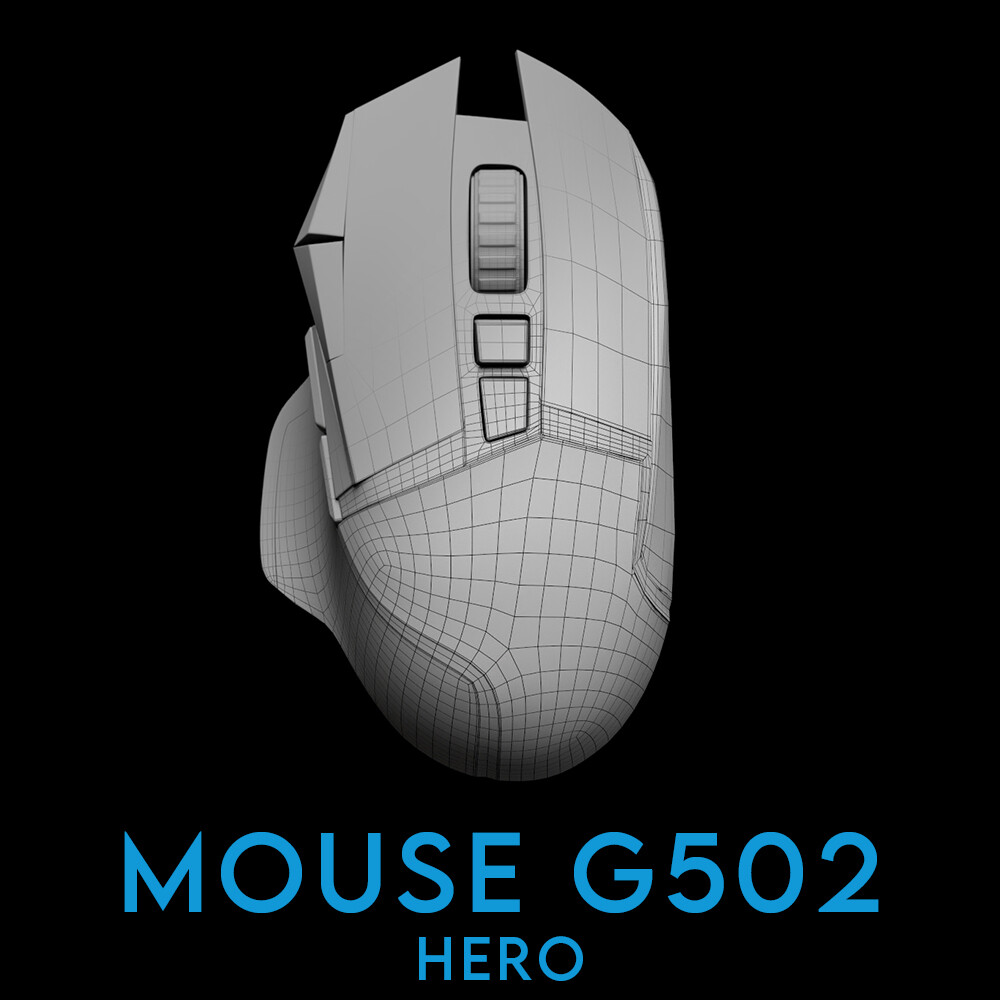 ArtStation - Logitech Mouse G502 HERO