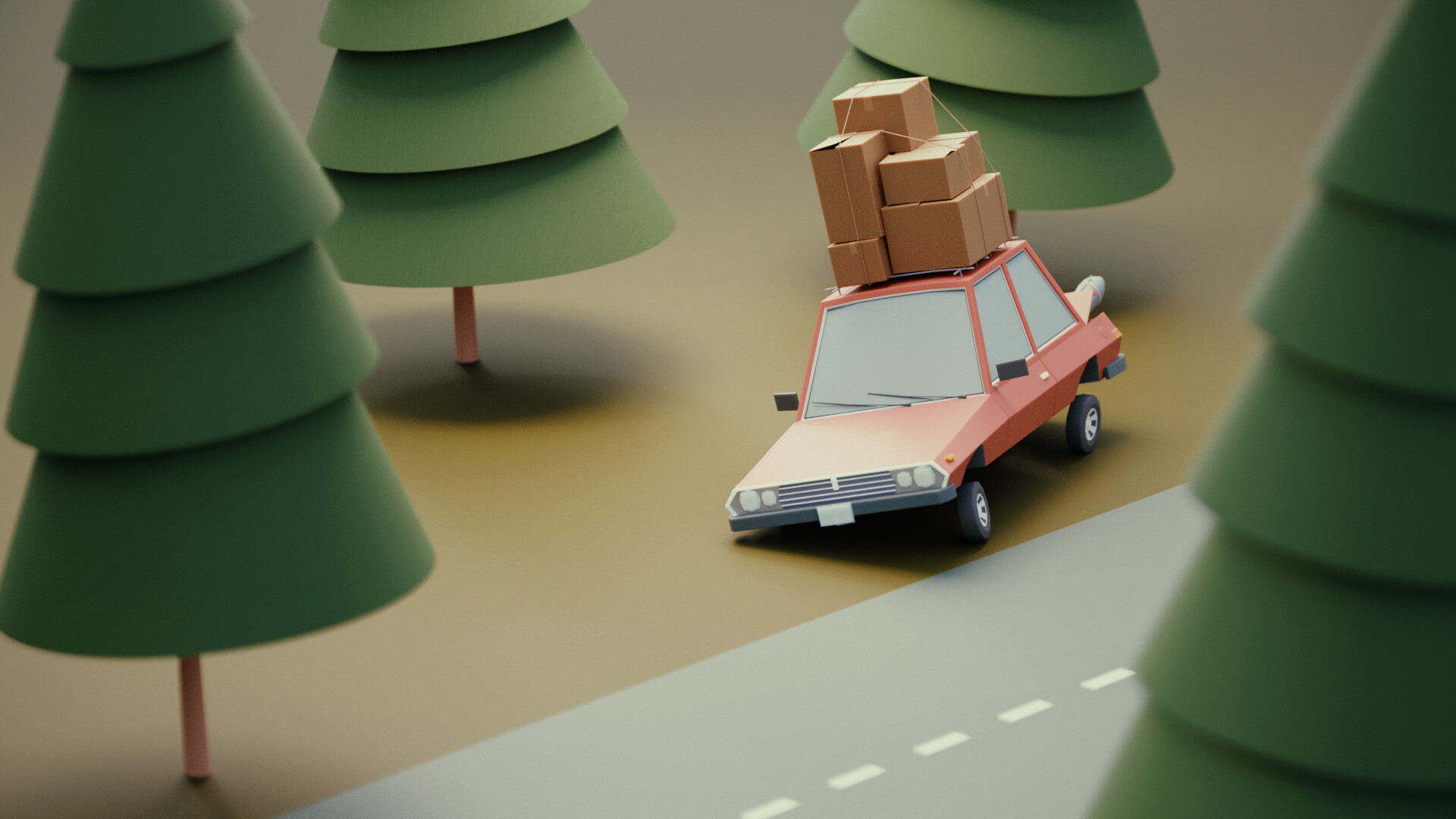 ArtStation - Stylized Car Animation