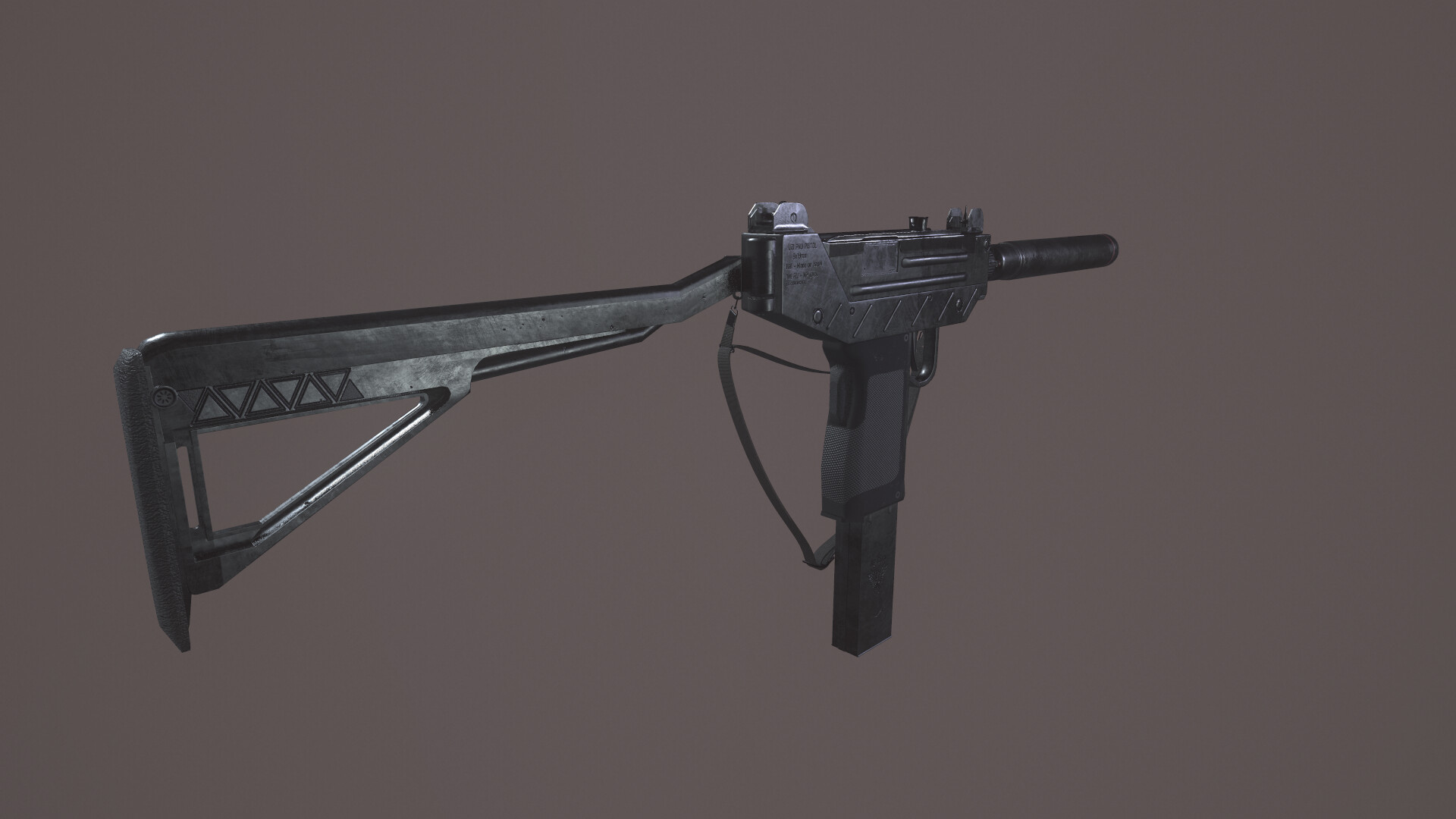 ArtStation - "micro" UZI (Custom mod)