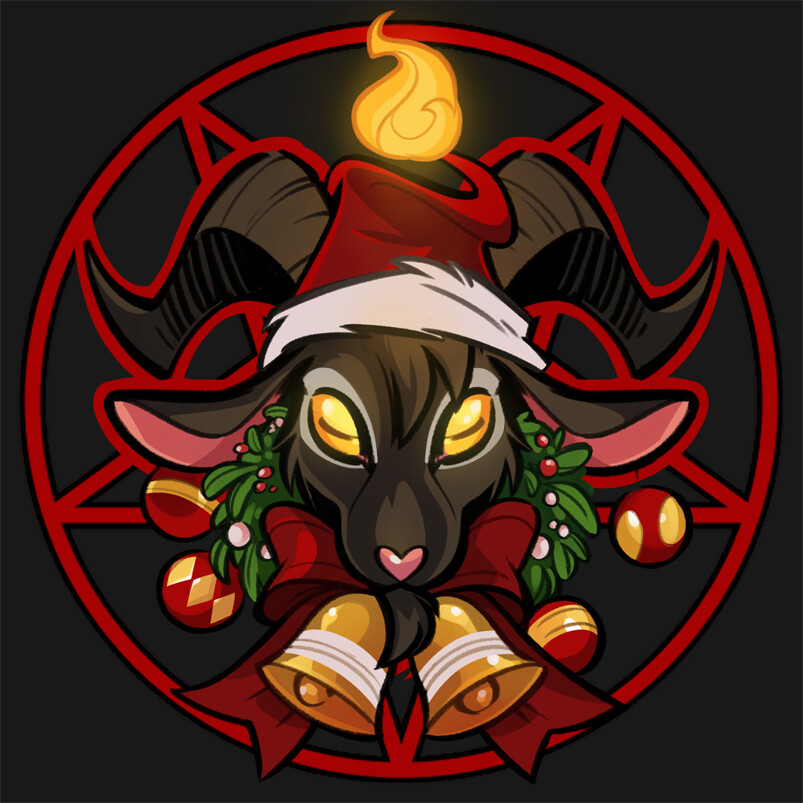 ArtStation - Deck the Halls with Faust and Holly