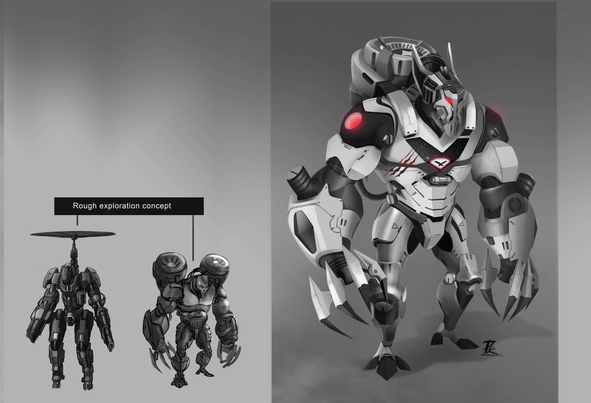 ArtStation - wolverine robots_Concept