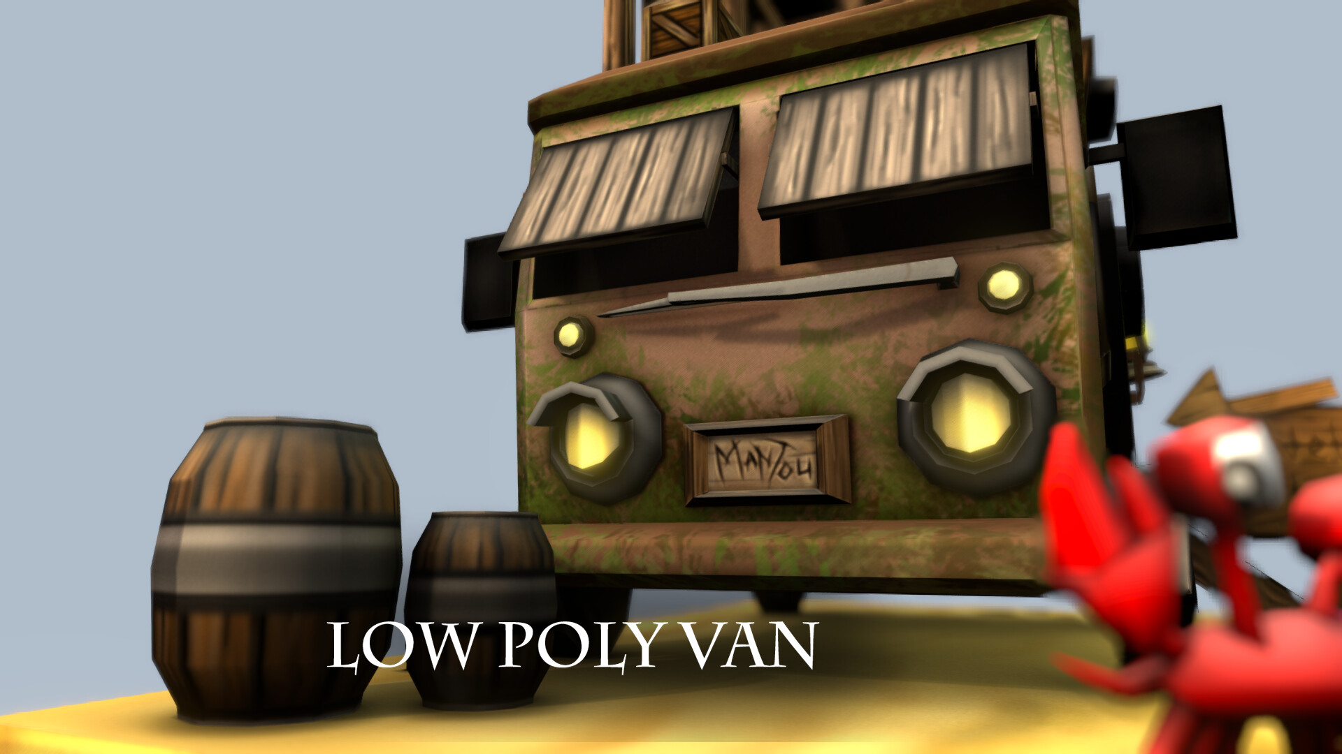 ArtStation - Pirate Van (Low Poly)