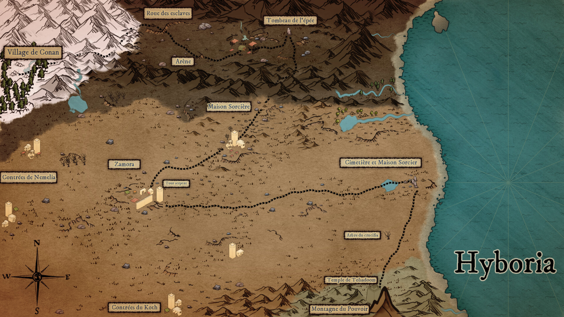 ArtStation - Hyboria Map: World Design