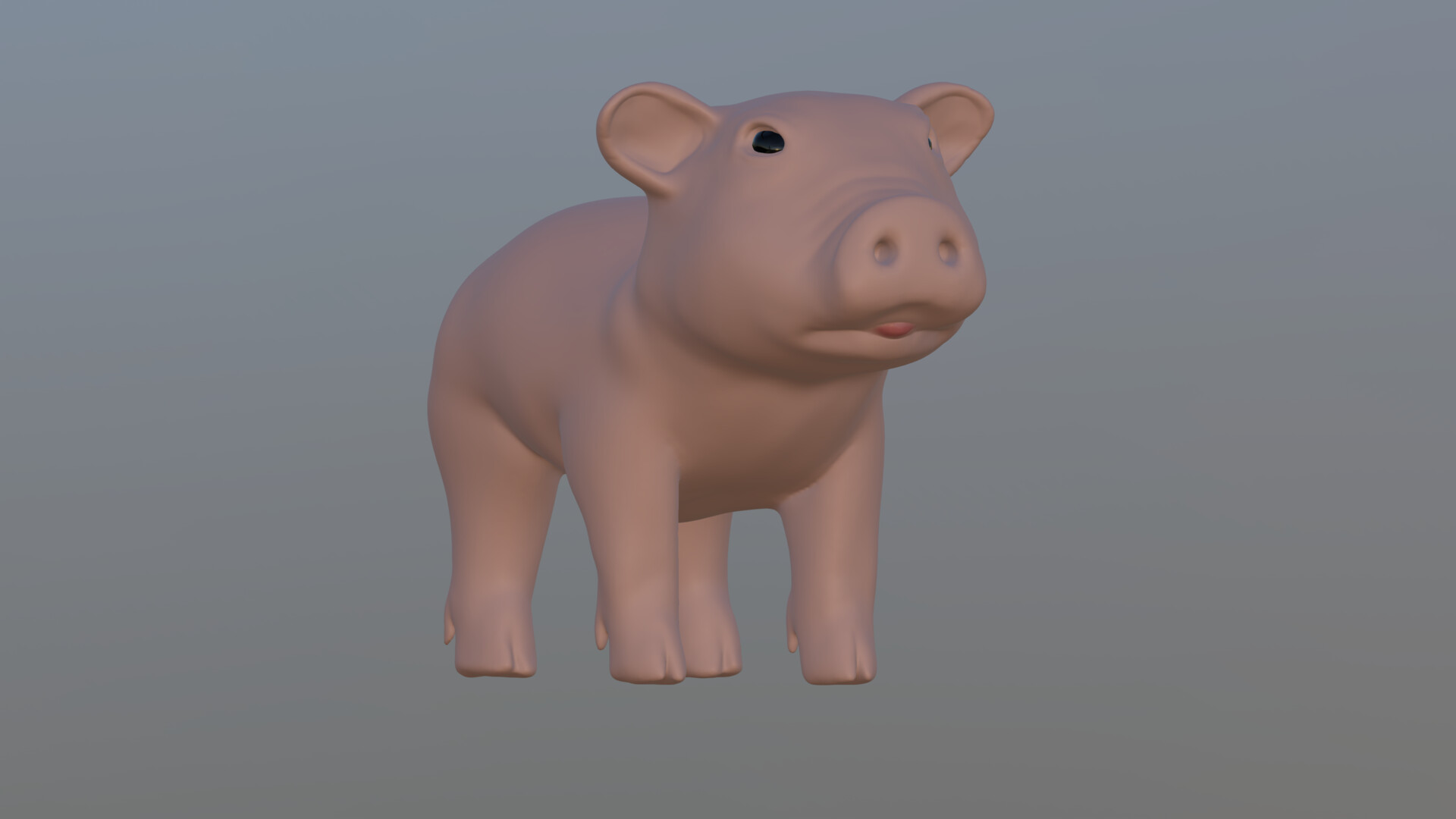 ArtStation - Pig sculpture
