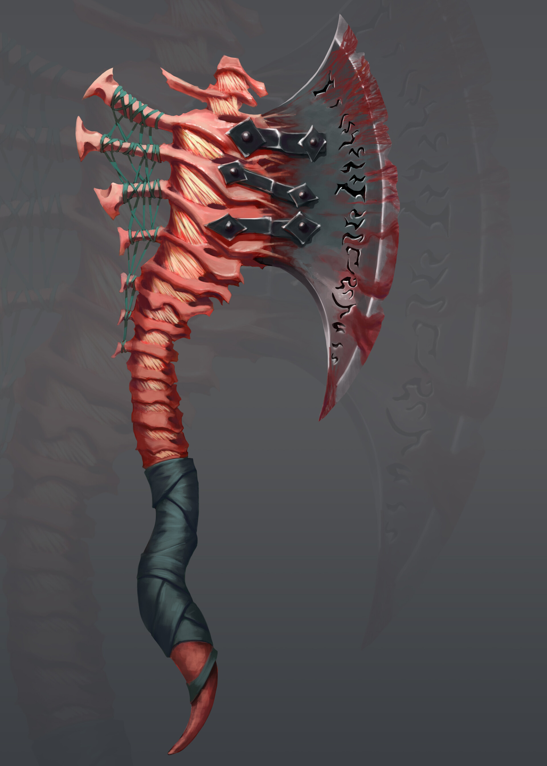 ArtStation - Concept Cursed axe