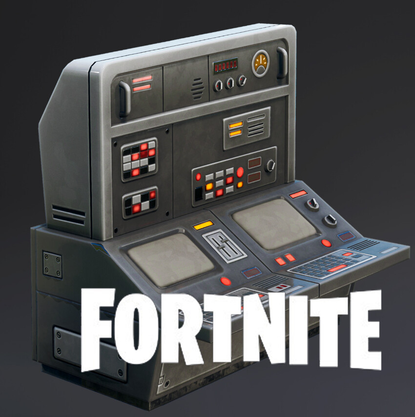 ArtStation - Prop Computer Console