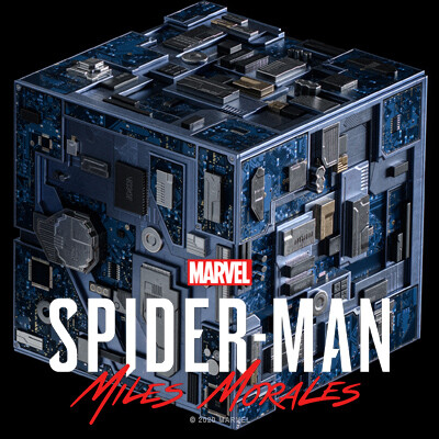 ArtStation - Spider-Man: Miles Morales Cube Prop