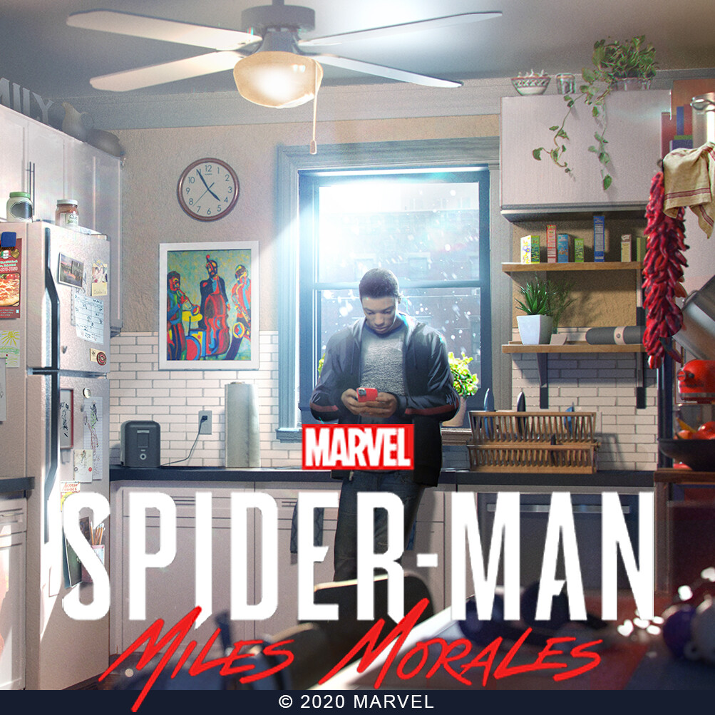 ArtStation - Rio's Kitchen Concept- Marvel's Spider-Man: Miles Morales