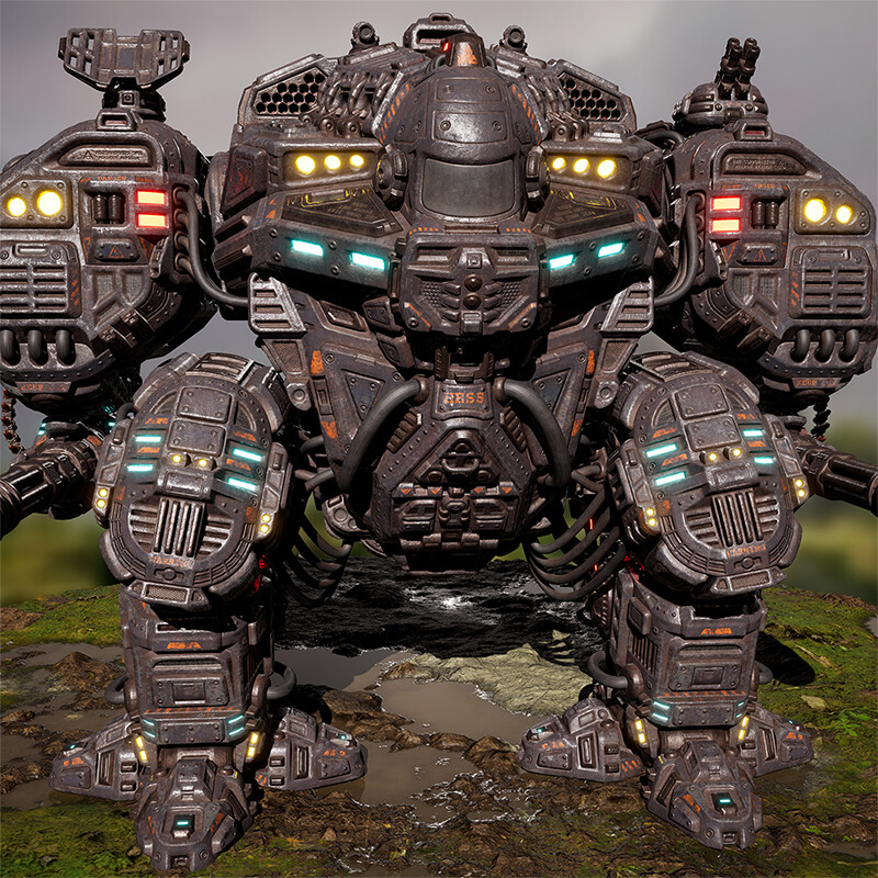 ArtStation - Guardian Mech