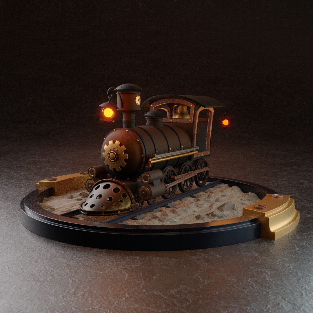 ArtStation - Steampunk Train