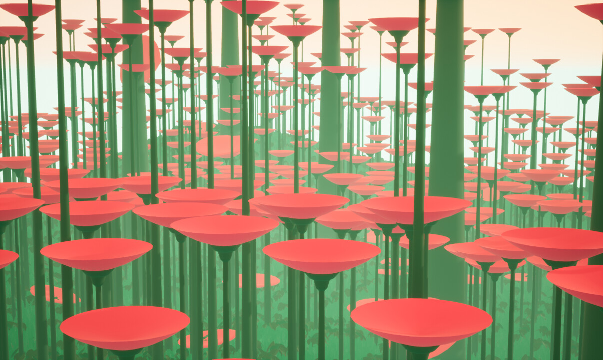 ArtStation - flower forest