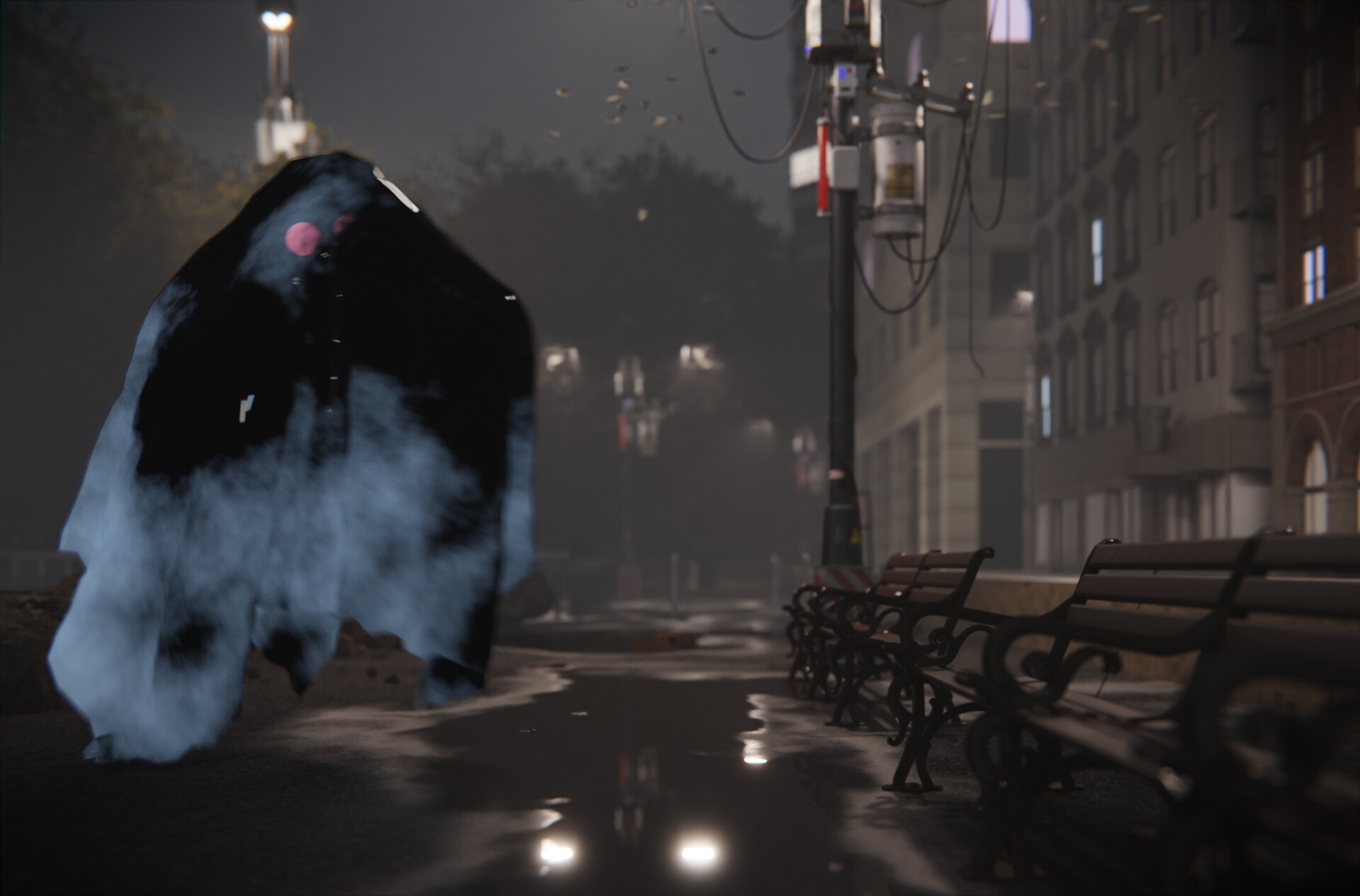 ArtStation - Kacper - Blender Study. Plus Procedural Puddle Generator