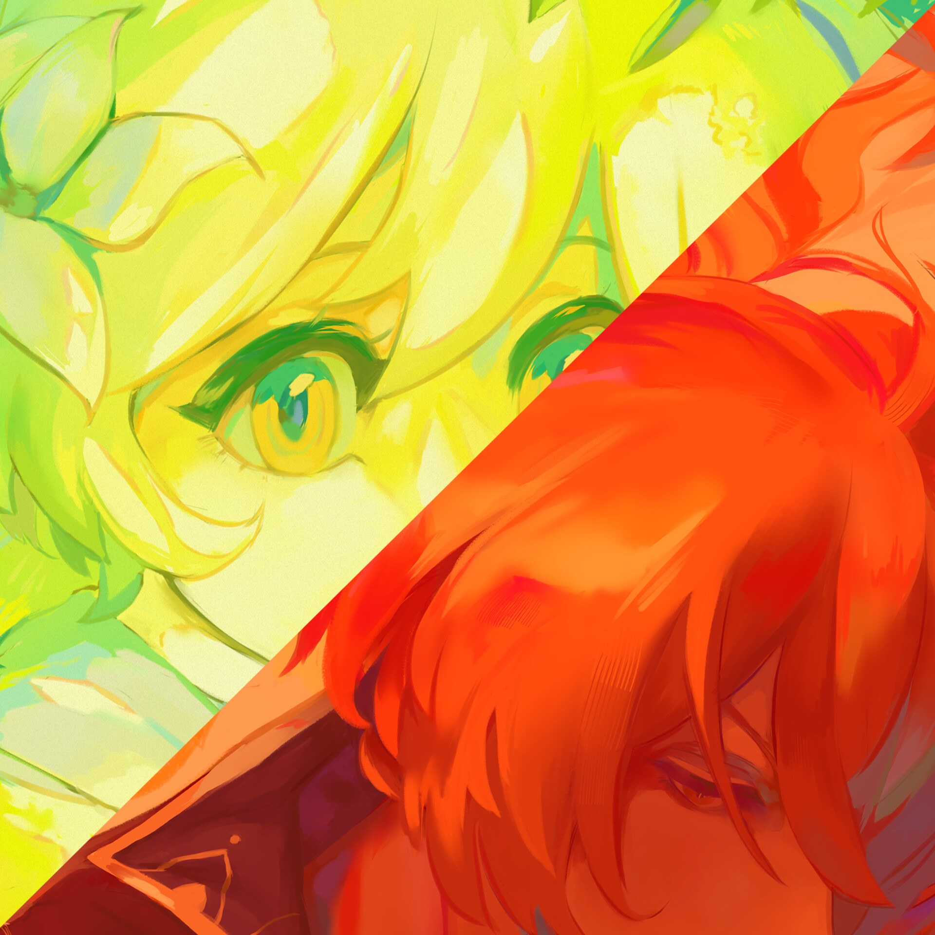 ArtStation - Genshin Impact Colour Portraits