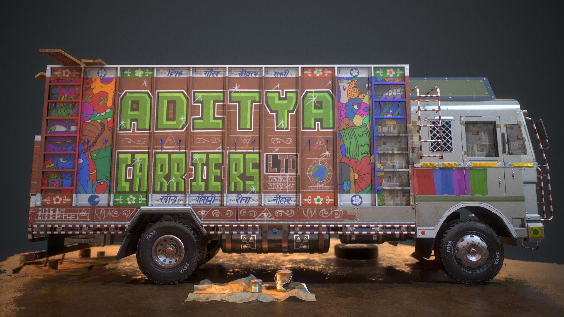 ArtStation - Indian Truck