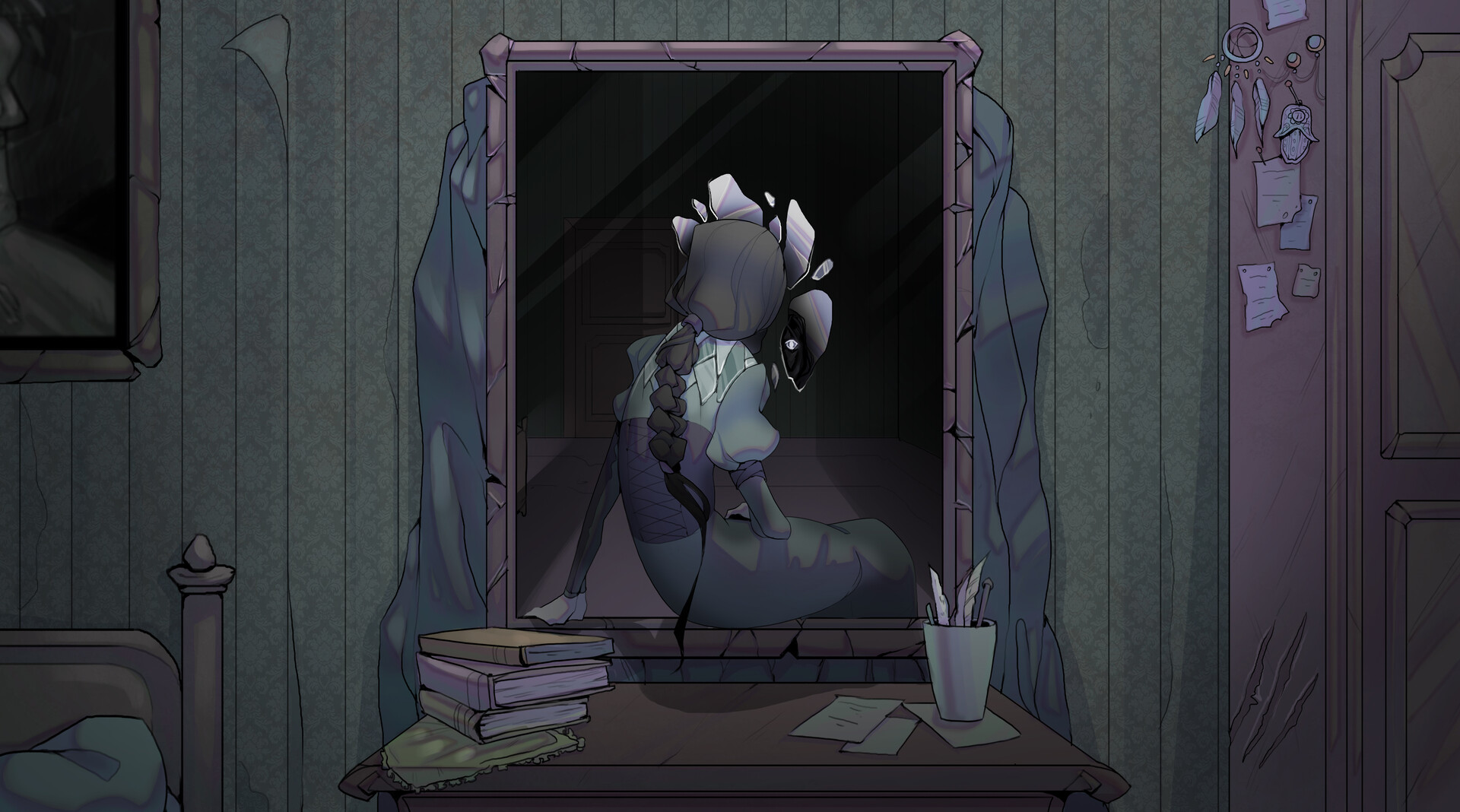 ArtStation - The Mirror Lady - Concept