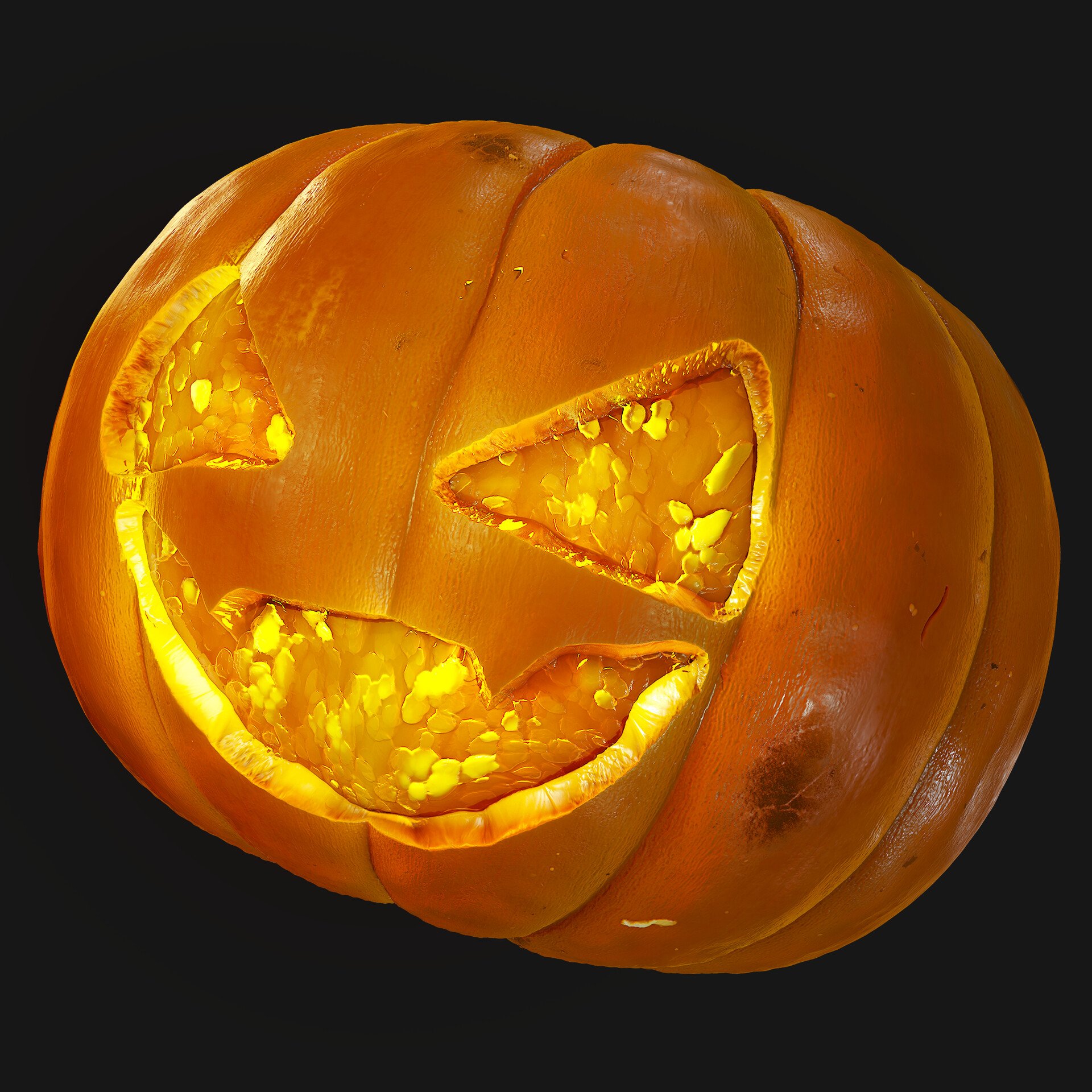 ArtStation - Halloween Pumpkin - Substance Designer