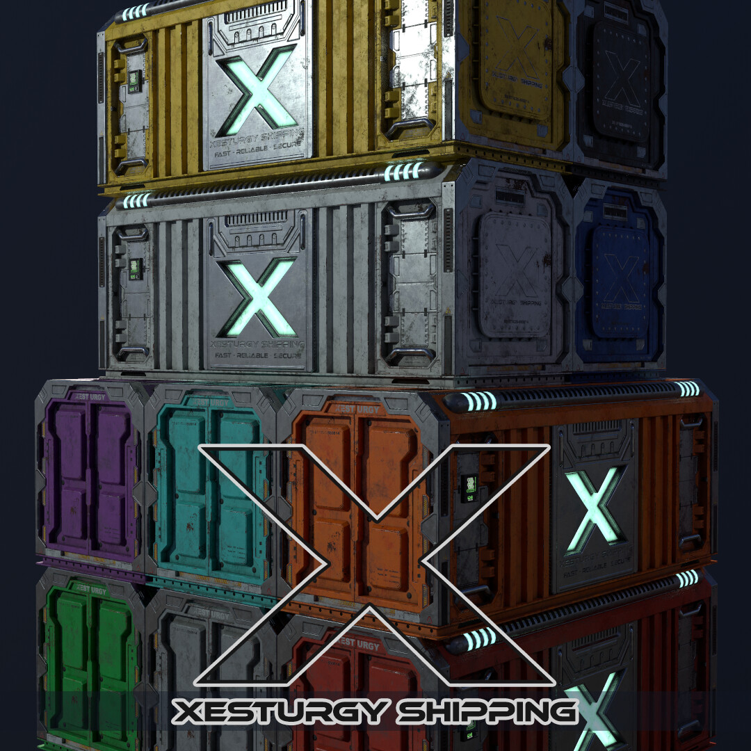 ArtStation - Futuristic Container