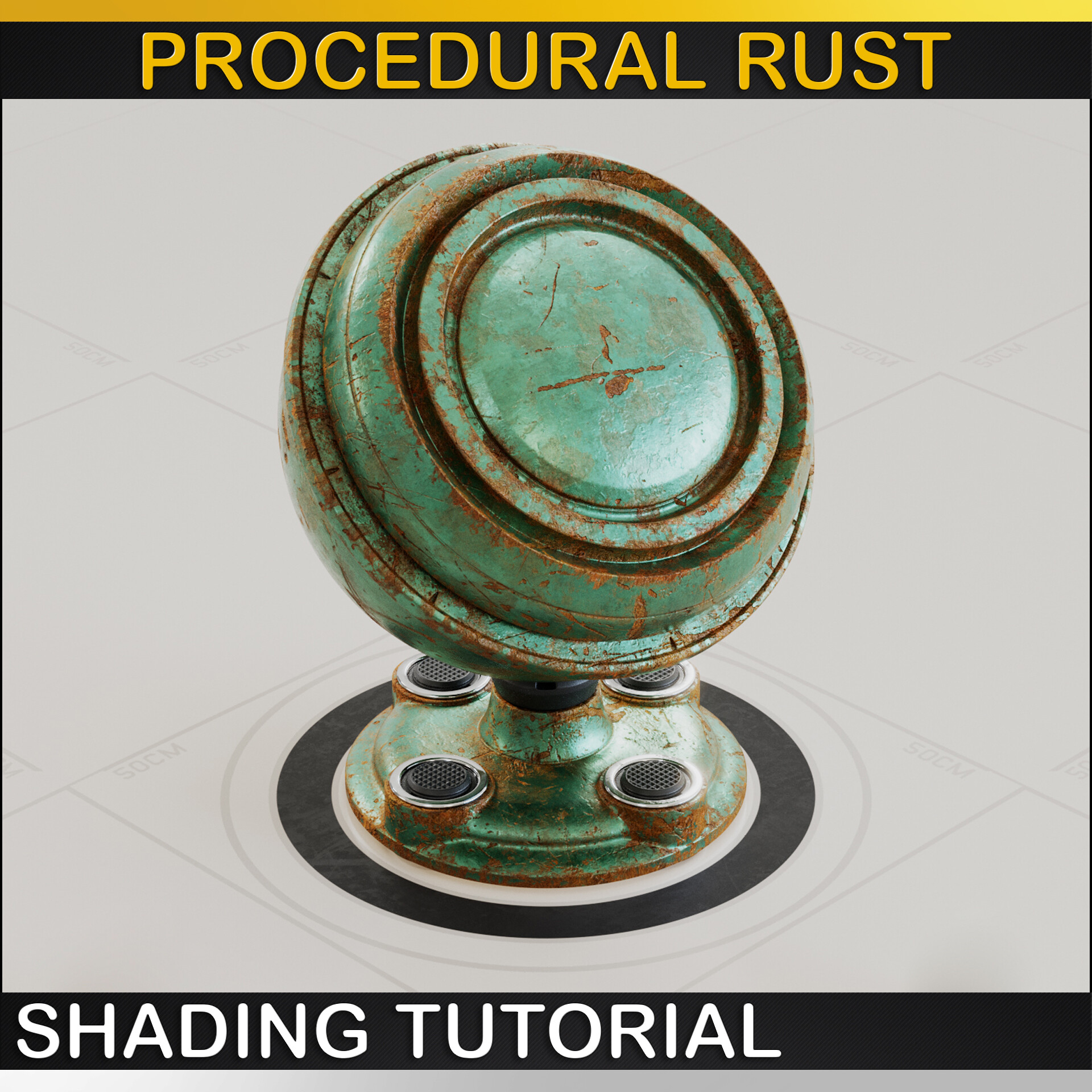 ArtStation - V-Ray Tutorial | Procedural RUSTY METAL Shader
