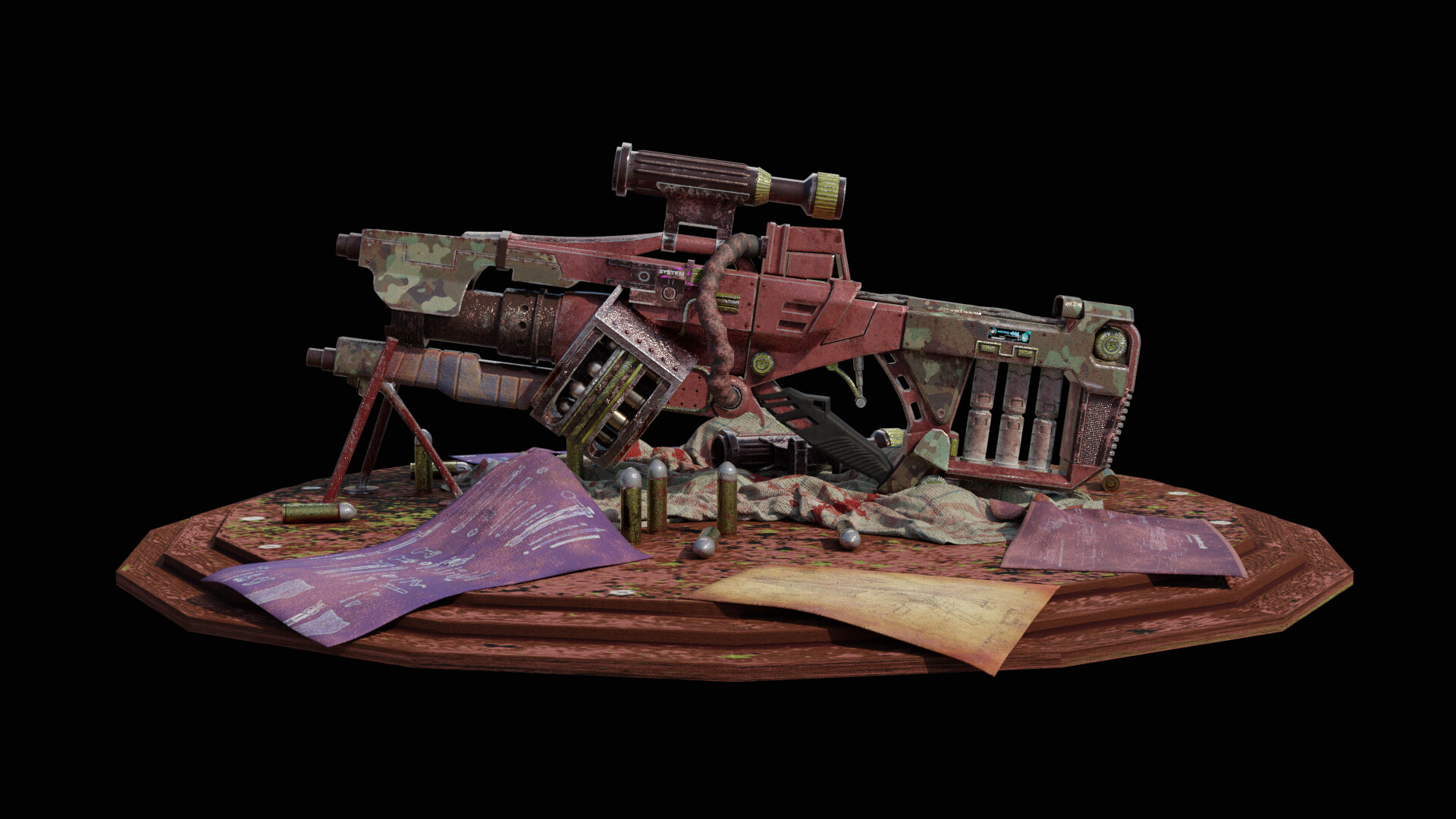 Miko Art - mini machine gun