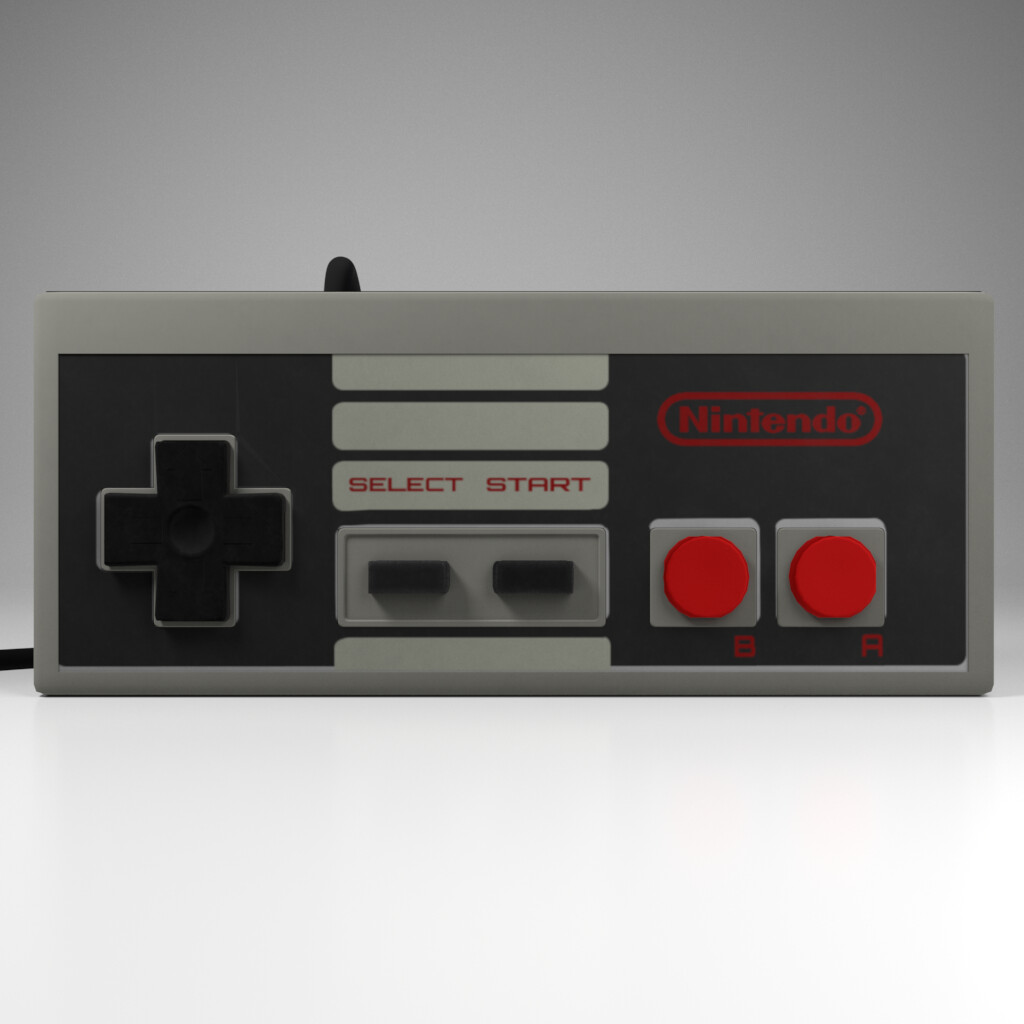 ArtStation - Nintendo - NES Controller