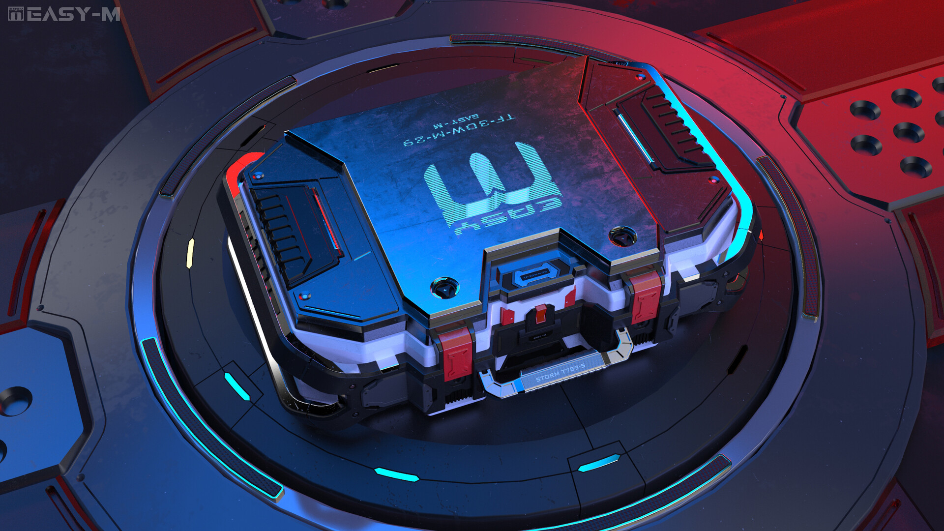 ArtStation - ANTI LASER GUN BOX