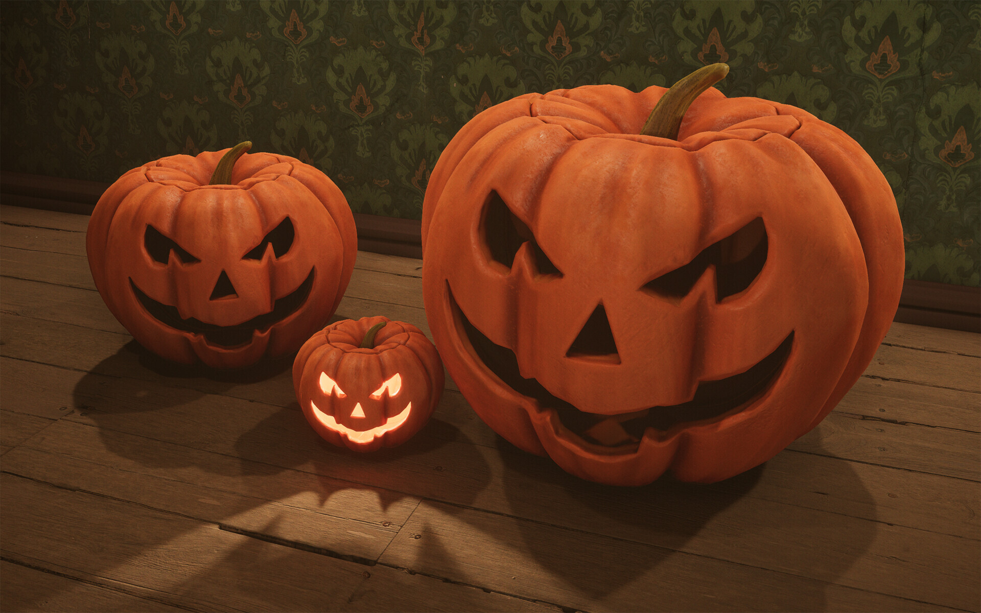 ArtStation - [Unity] Props Viz | Pumpkin's Family