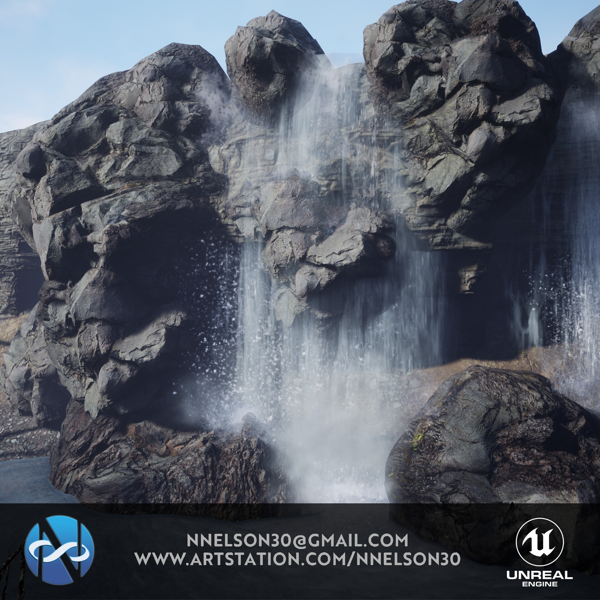 ArtStation - Waterfall