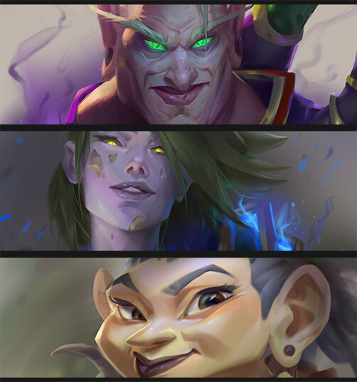ArtStation - Wow heads Pt.3