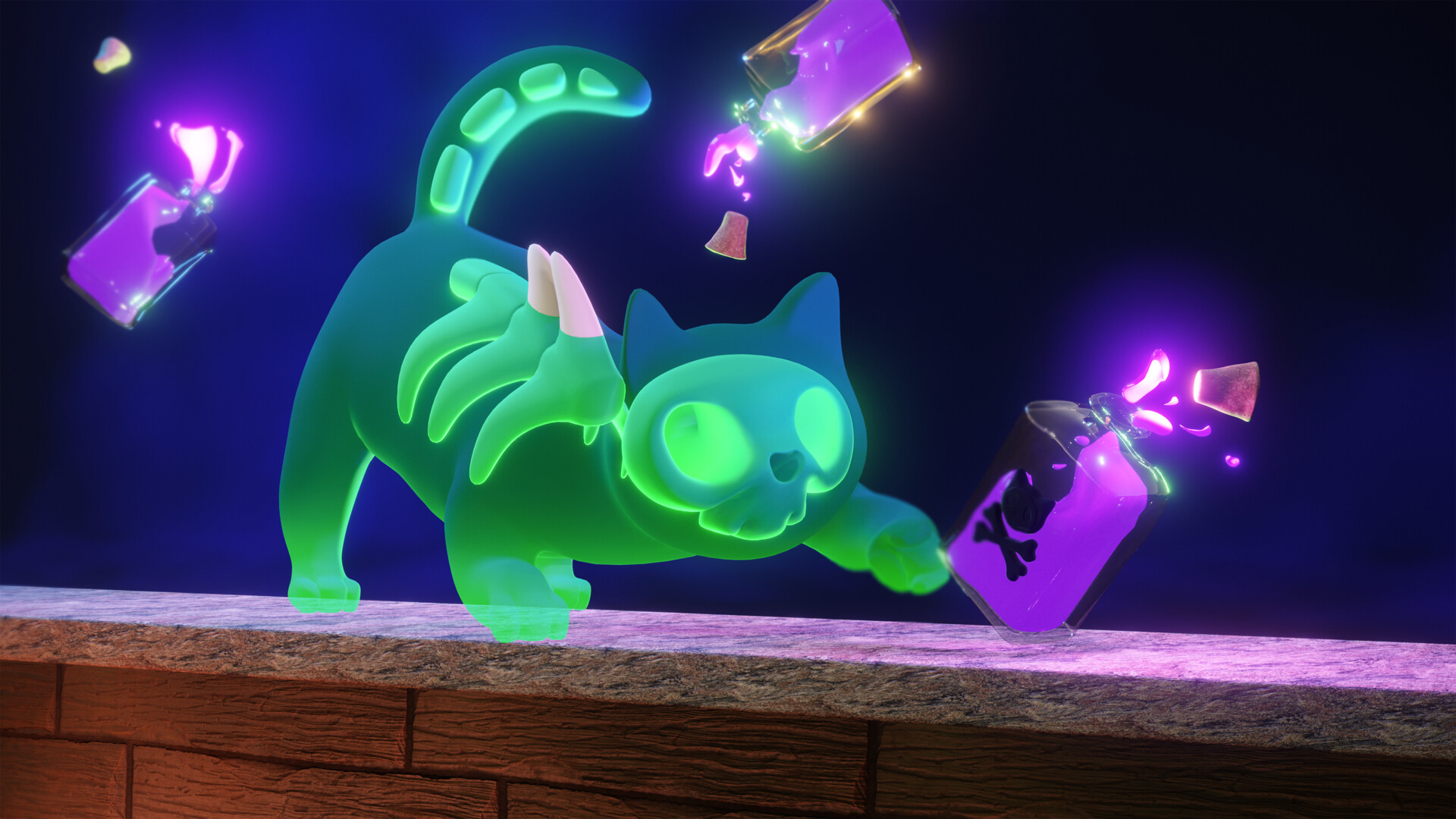 ArtStation - Ghost Cat