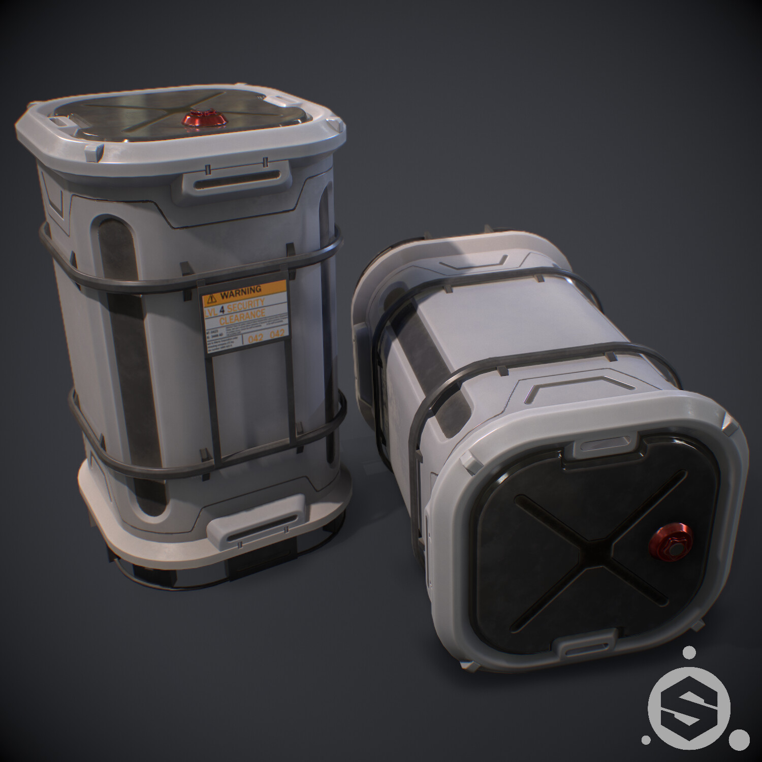 ArtStation - Sci fi Barrel