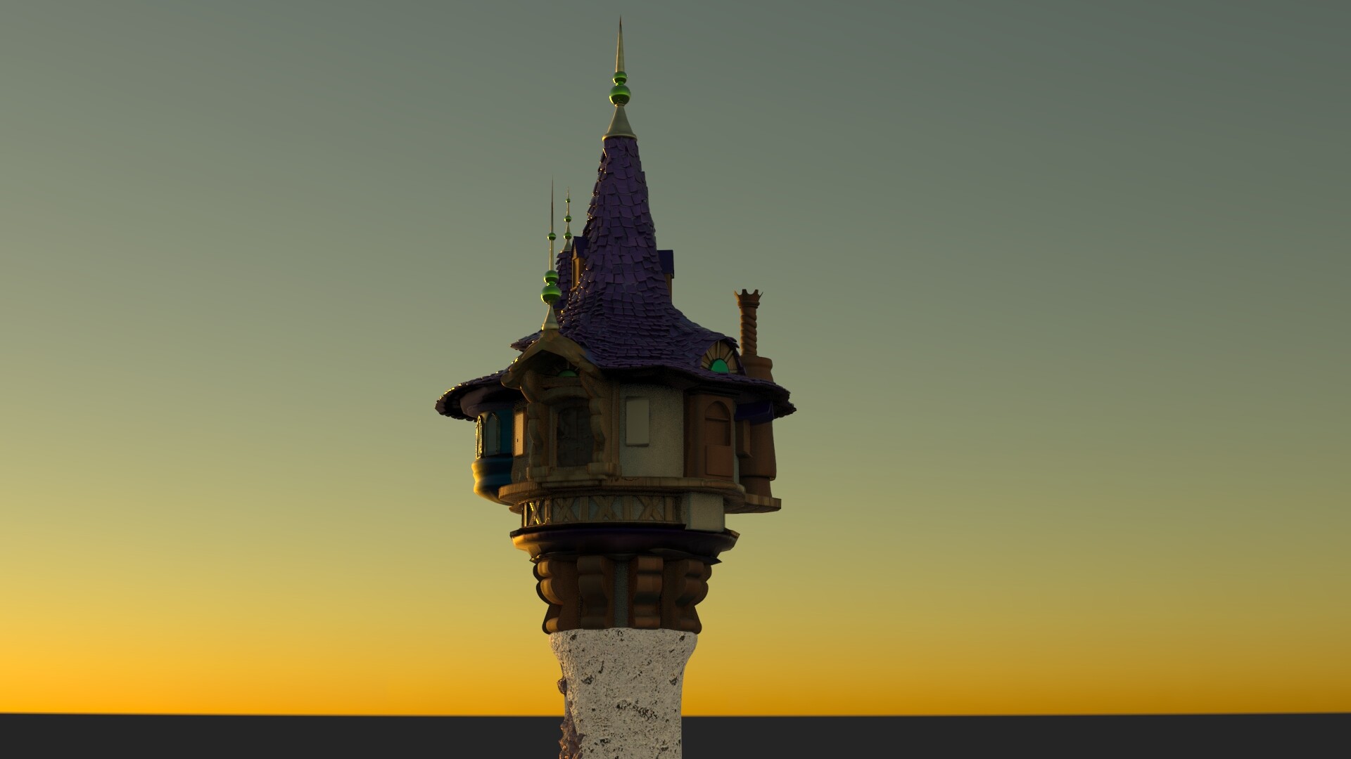 ArtStation - The Tower of Tangled.