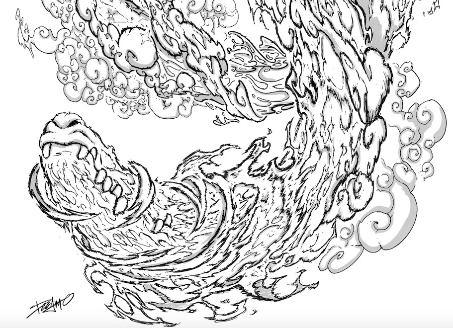 ArtStation - The Beast - Elemental Drake