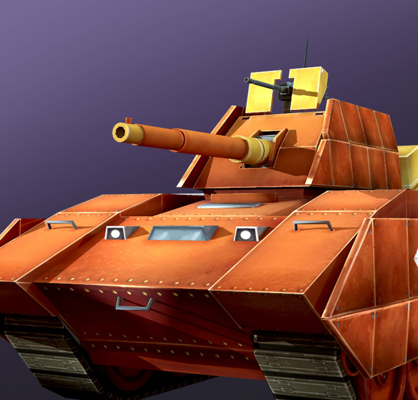 ArtStation - Handpainted Tank