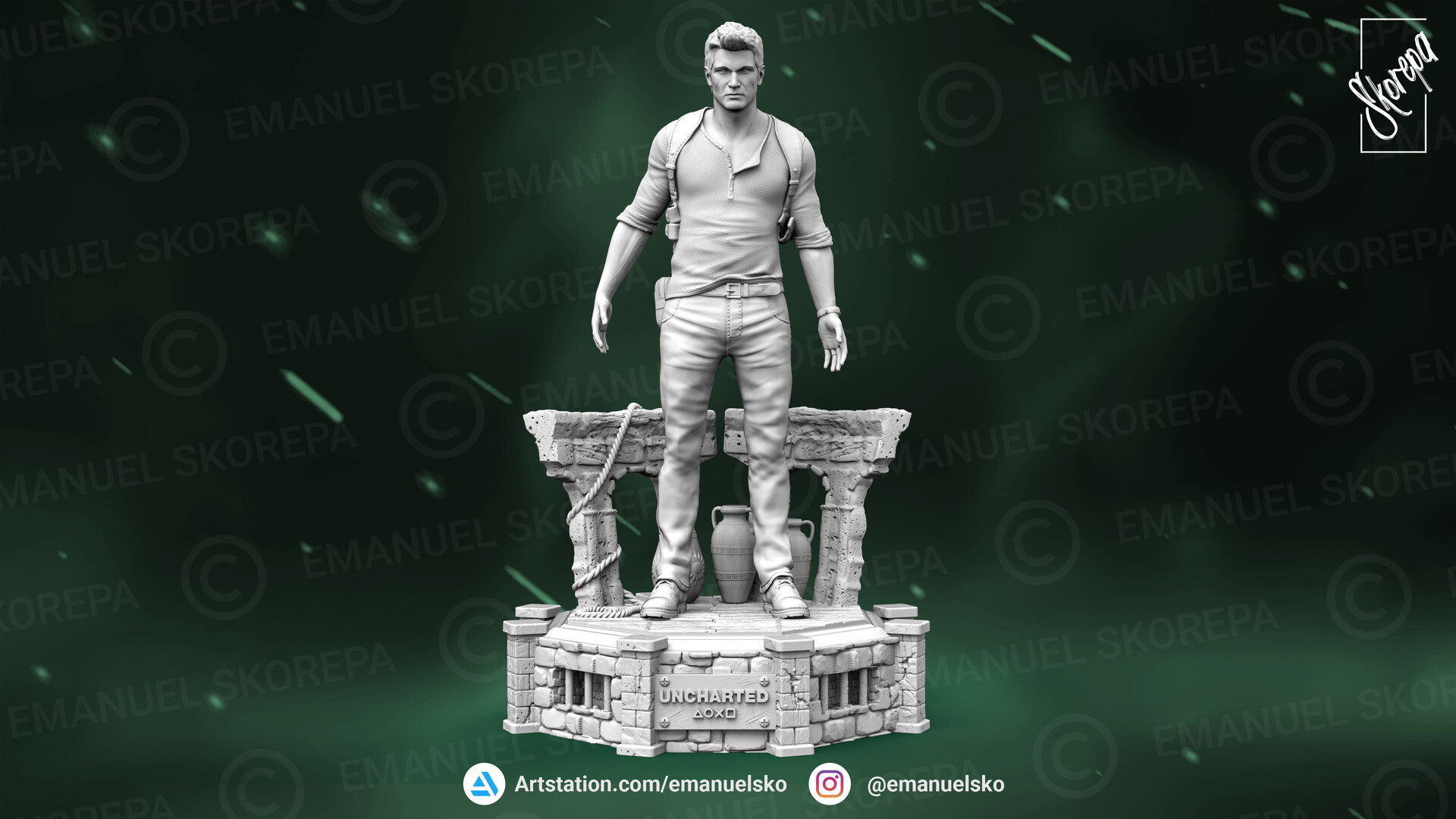 ArtStation - NATHAN DRAKE (3D Print)