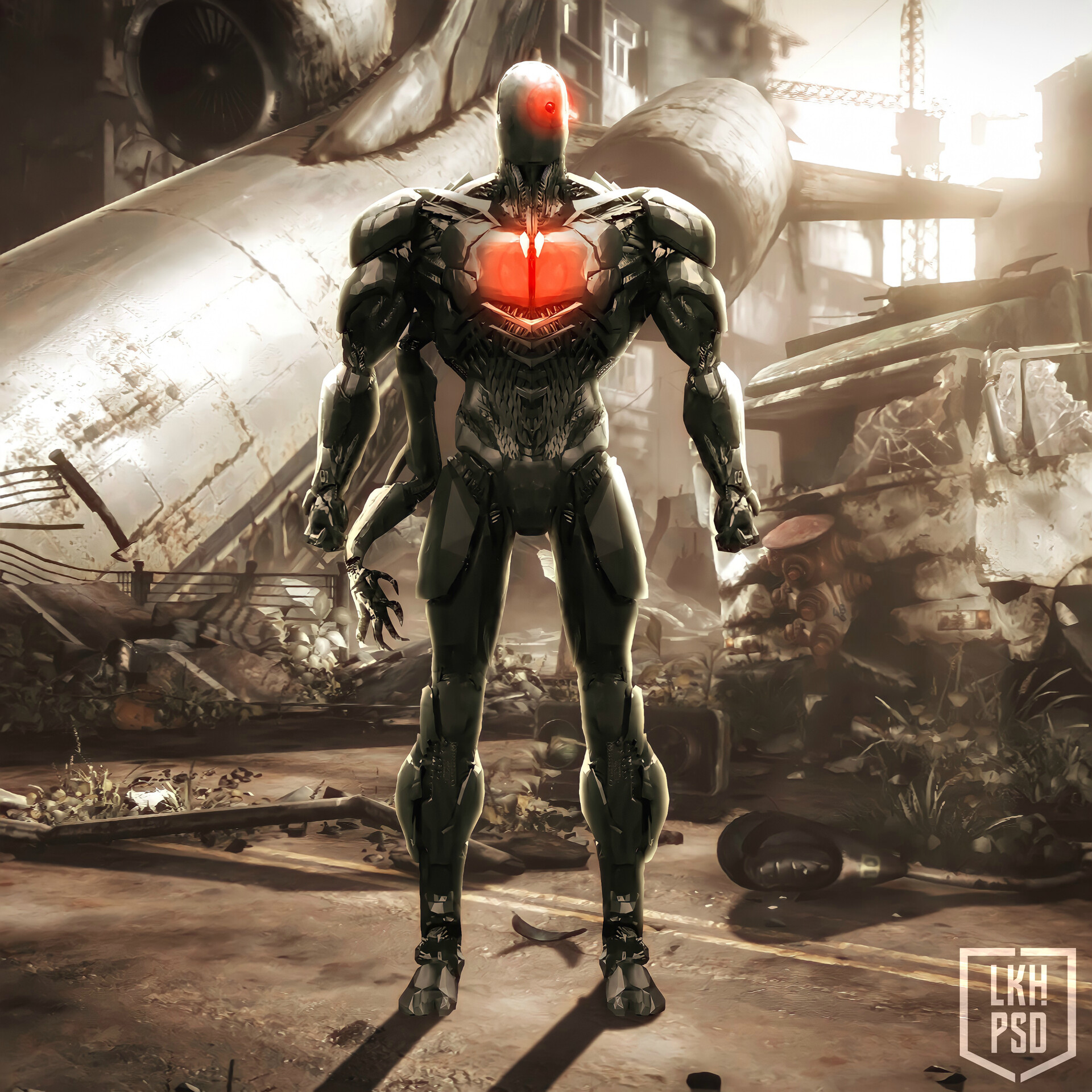 ArtStation - Knightmare Cyborg ( Justice League )