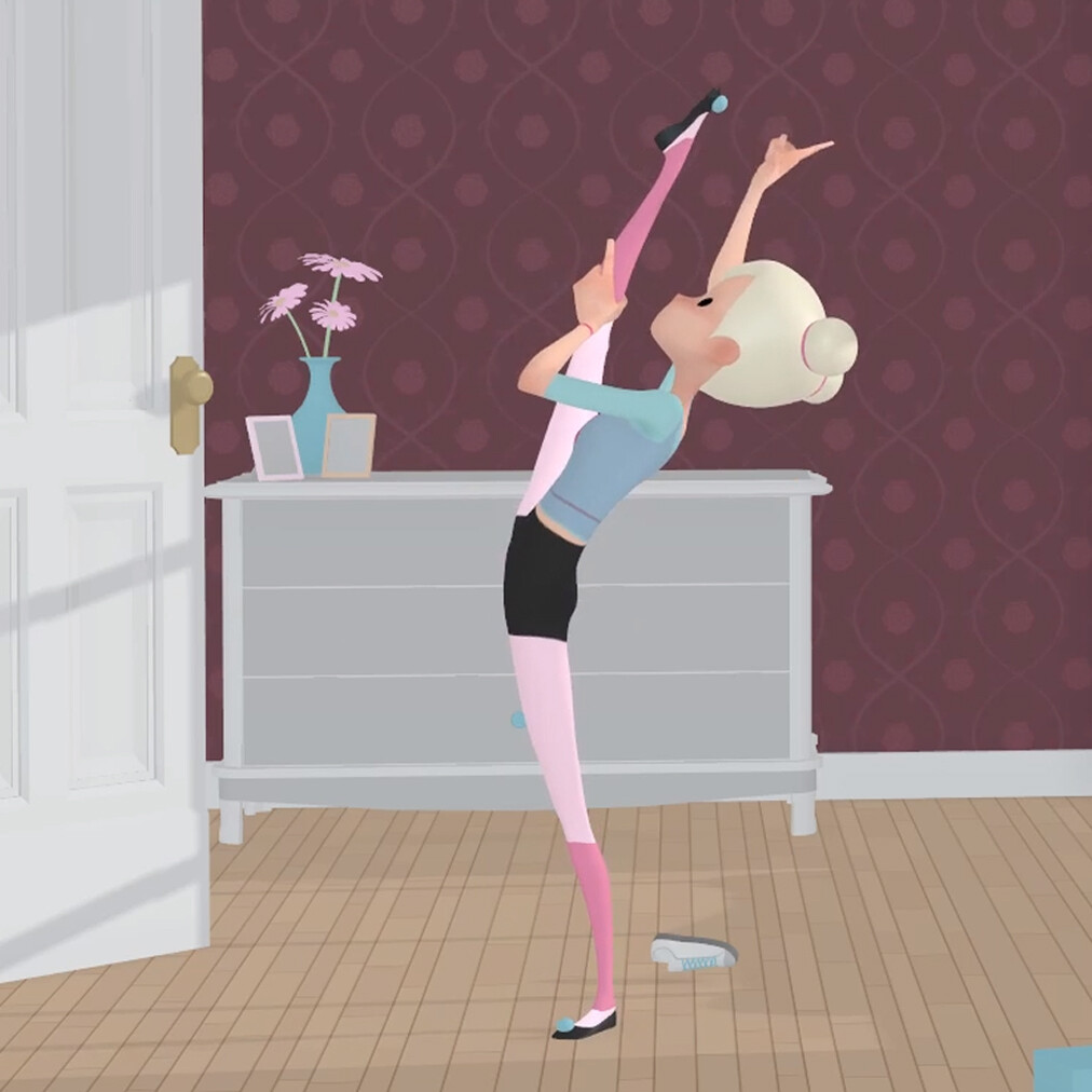 ArtStation - Ballerina - Animation
