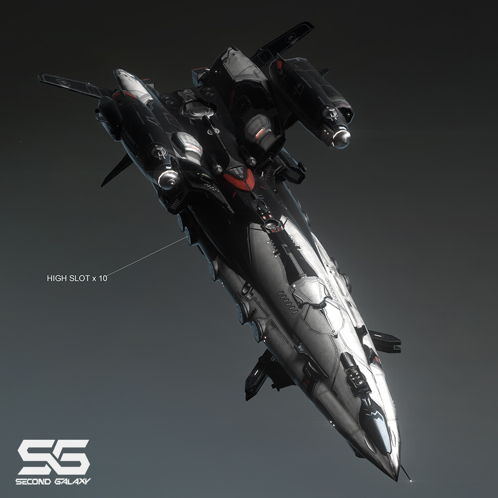 ArtStation - Second Galaxy: Destroyer 'Piranha'
