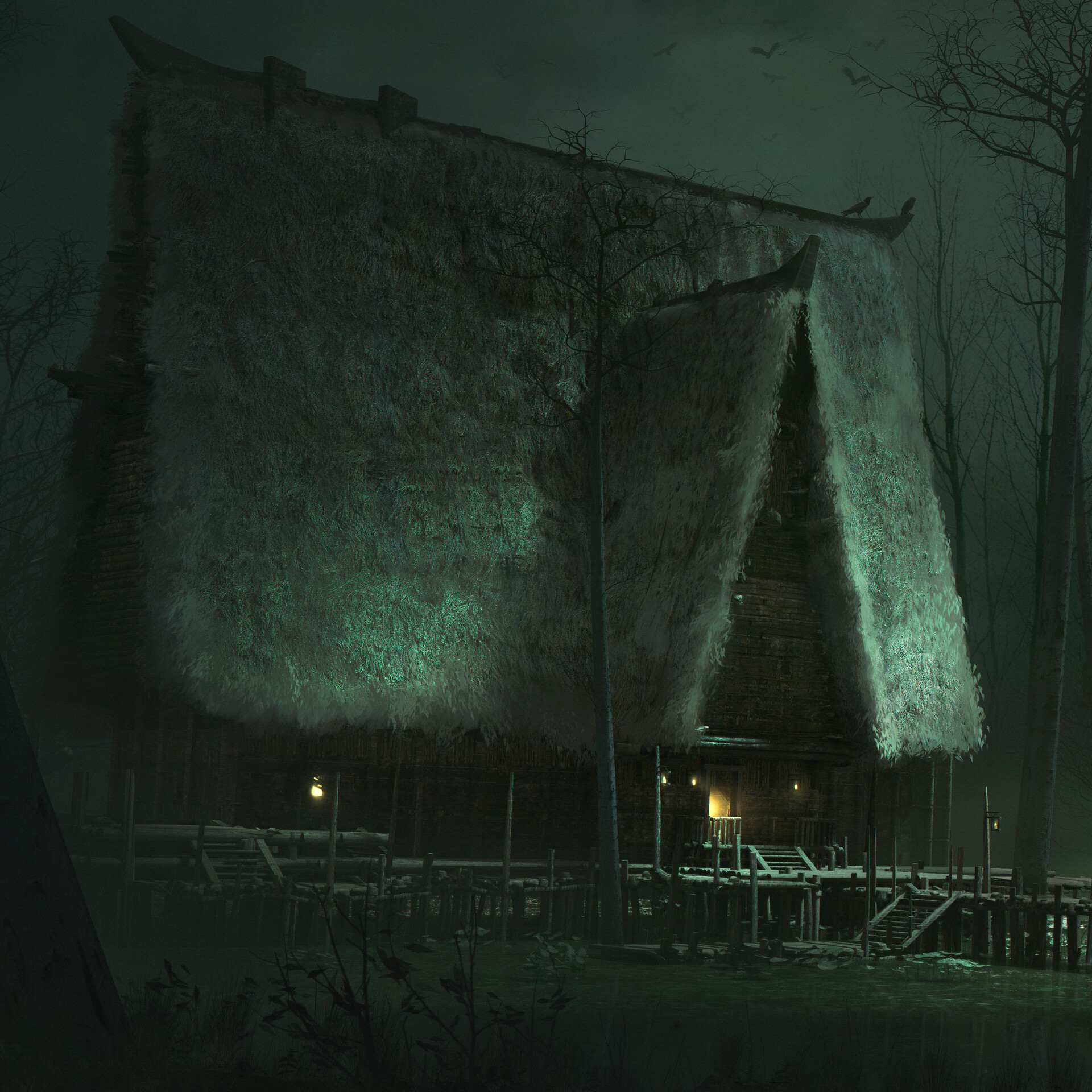 ArtStation - Visiting the Shaman house