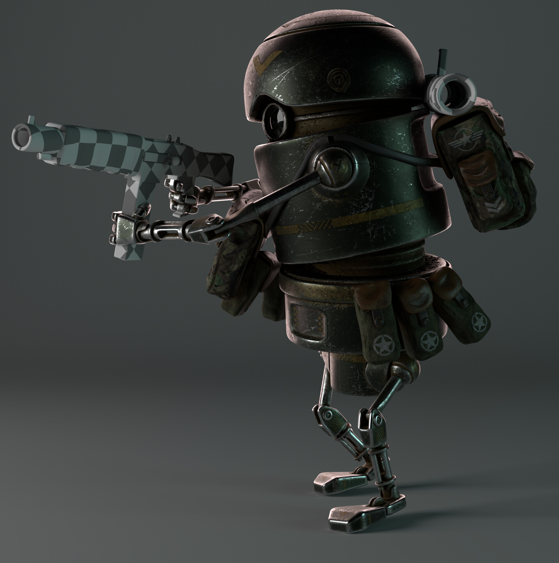 ArtStation - Tin Can Soldier