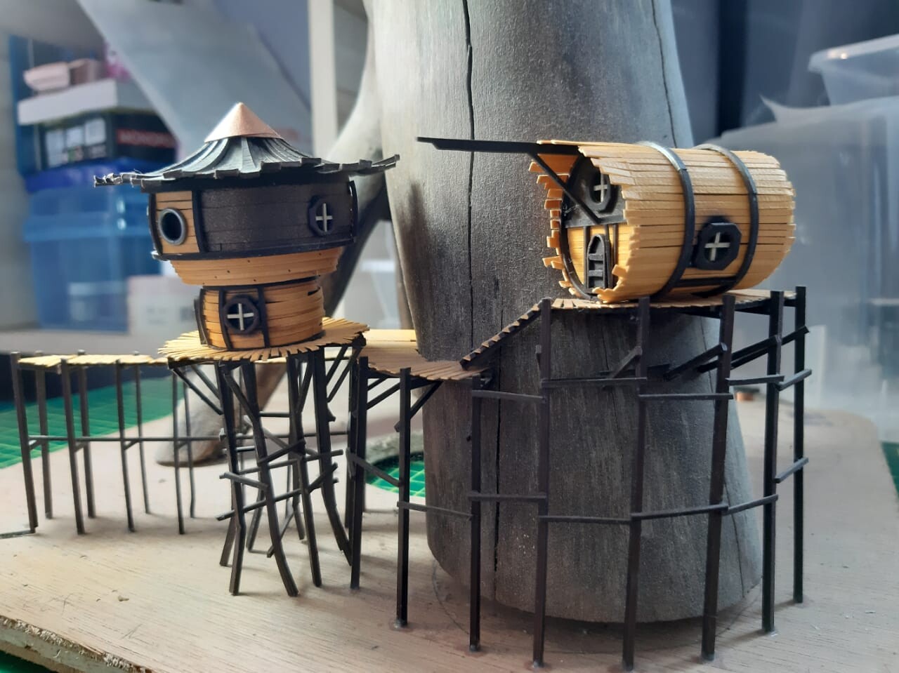 ArtStation - Tree House Paper Model