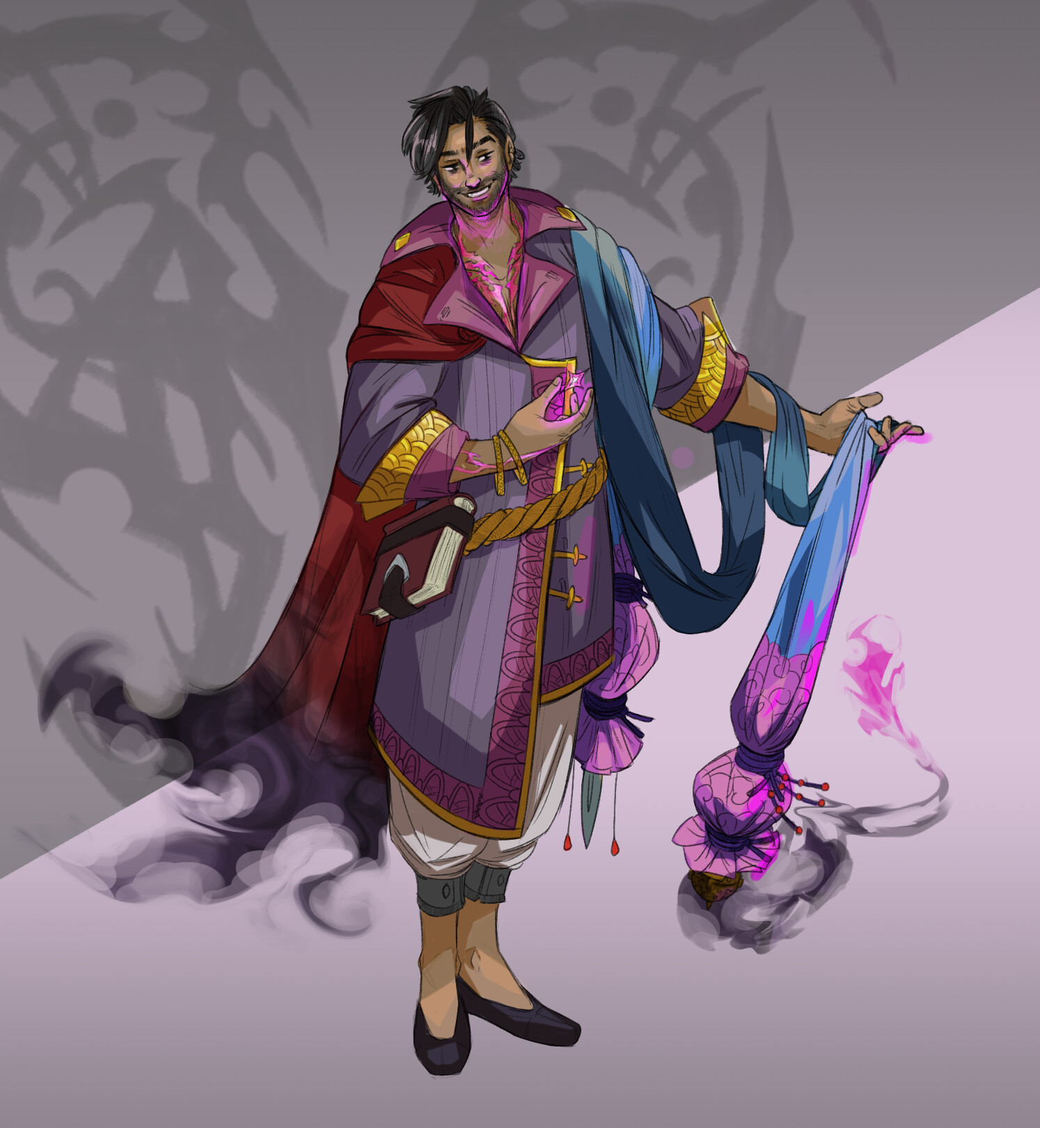 ArtStation - Spellcaster (Dorian Marquis) Design Process