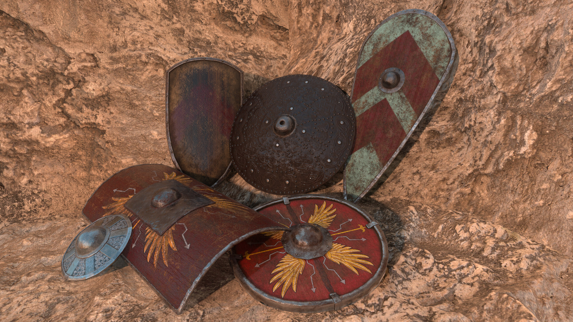 ArtStation - Historical Shields